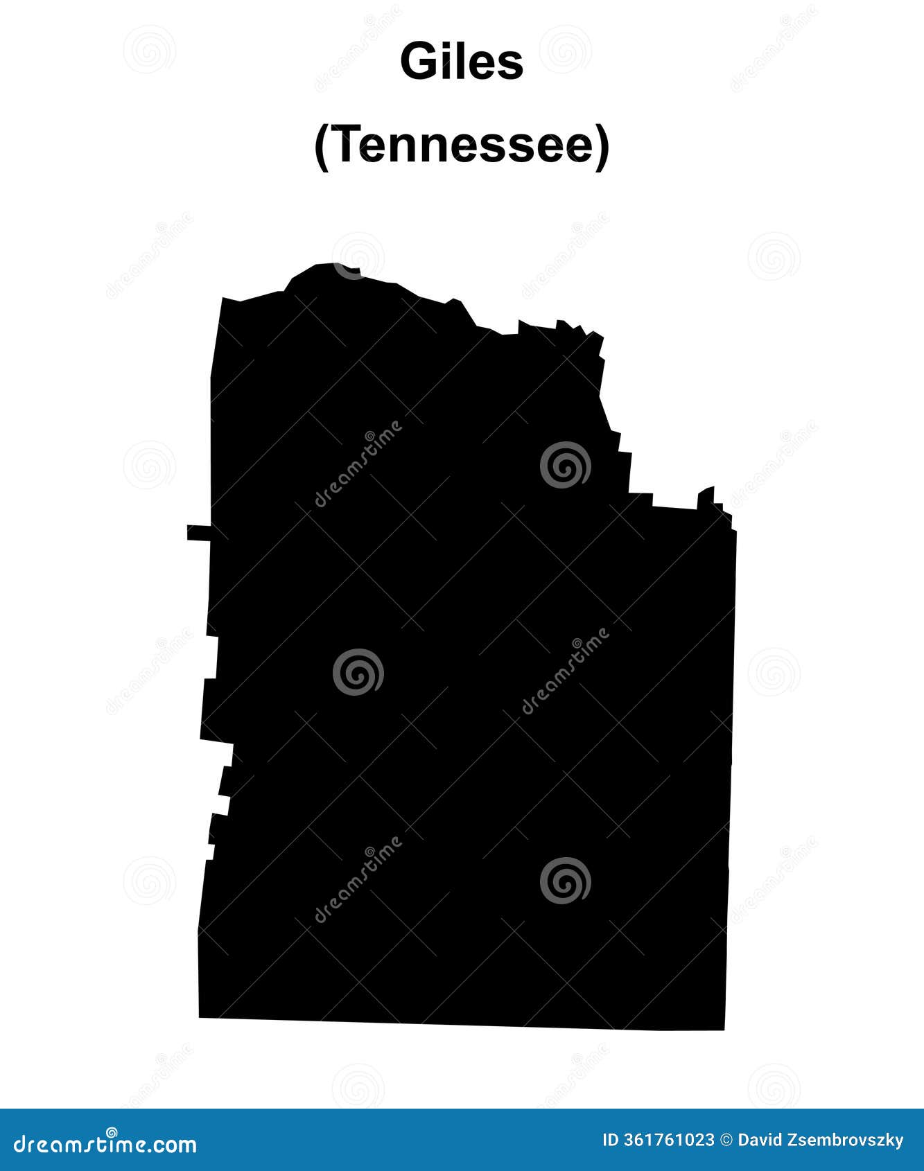 Giles Outline Map Cartoon Vector | CartoonDealer.com #361761023