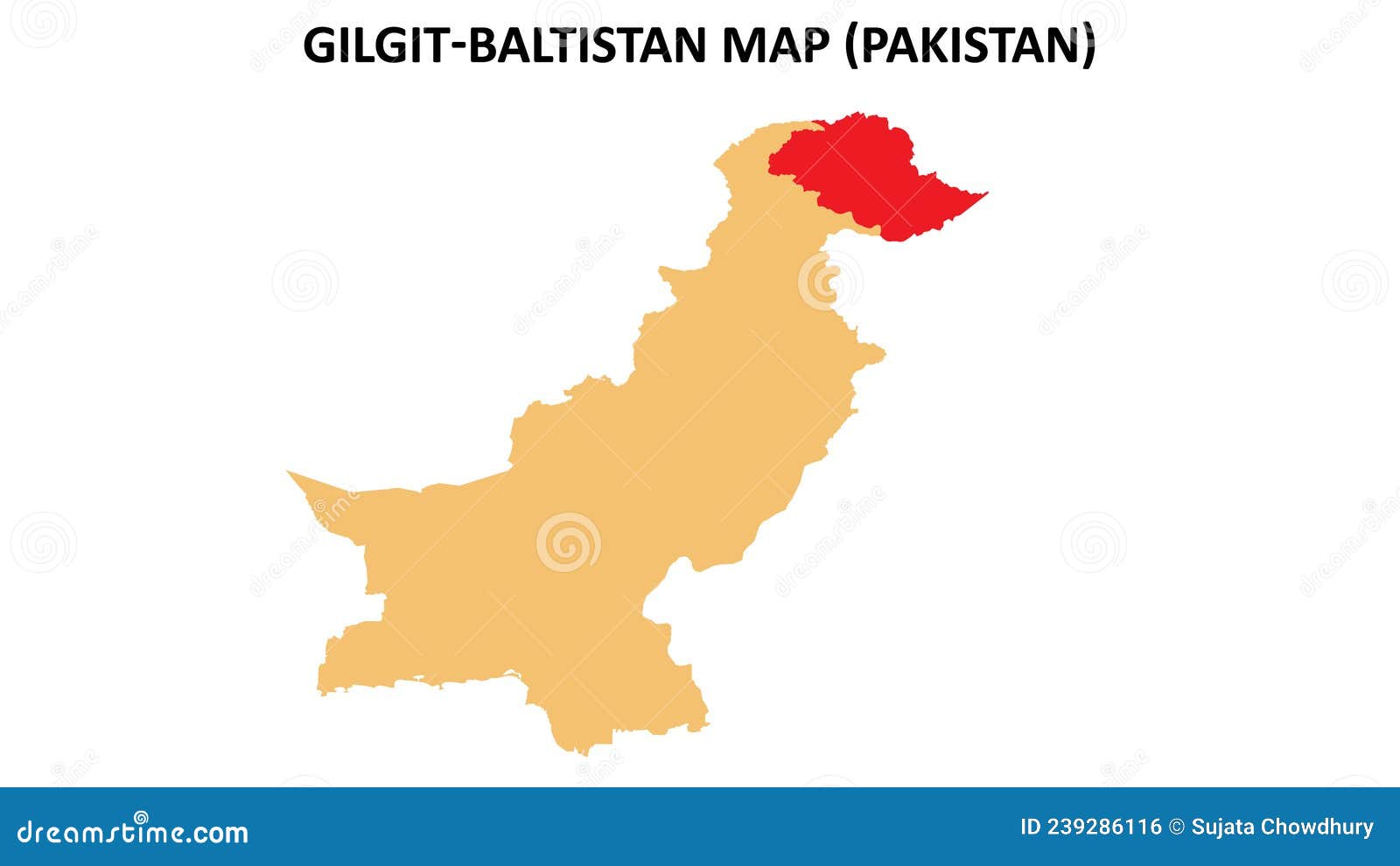 Gilgit Baltistan Map Highlighted on Pakistan Map. Gilgit Baltistan Map ...