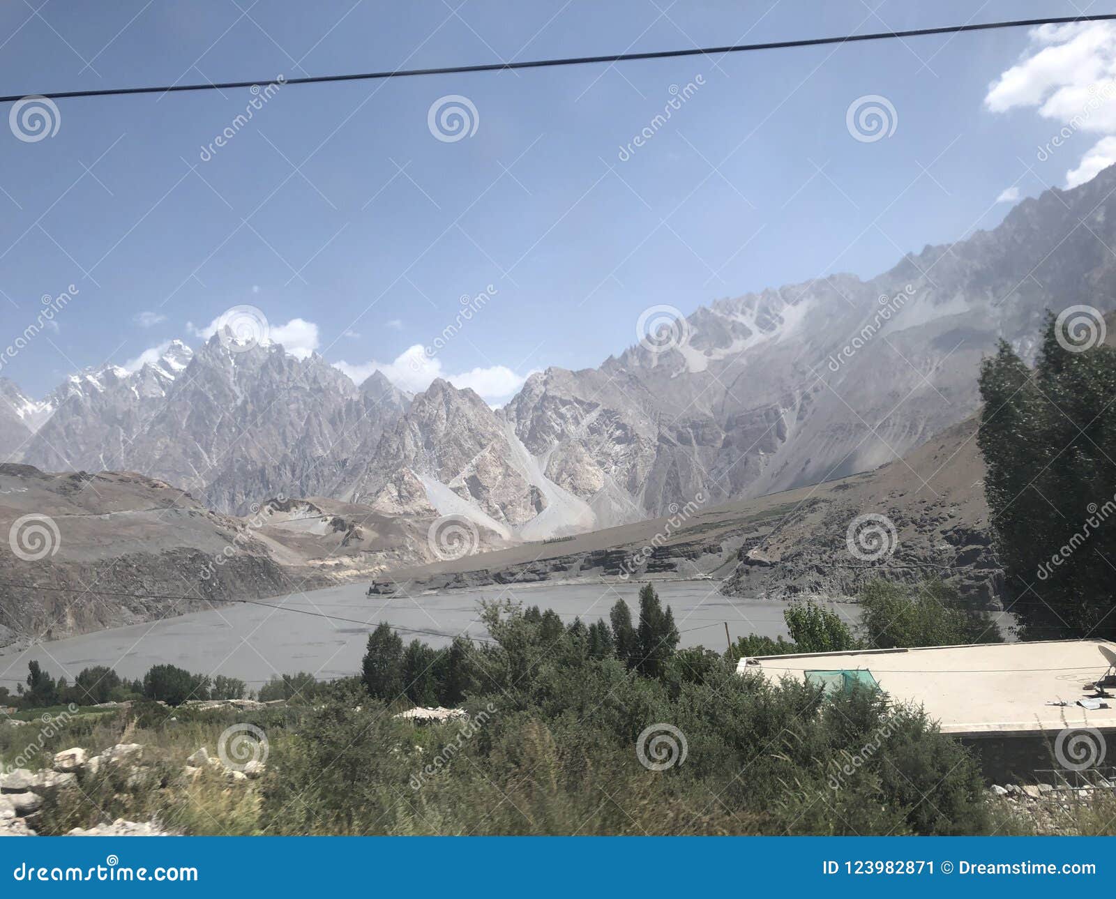 Gilgit-Baltistan Mountain Views Stock Image - Image of scenery ...