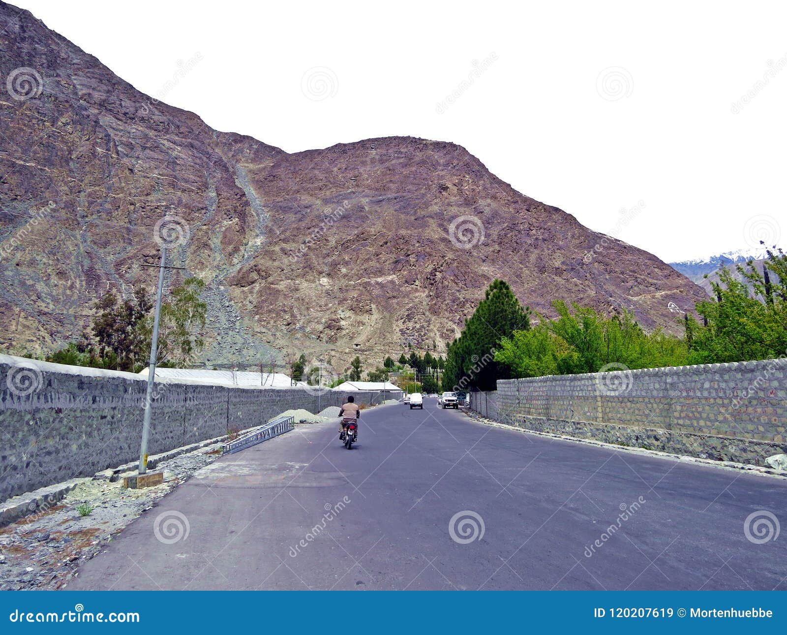 Road Towards Gilgit, District Capital of Gilgit-Baltistan, Pakistan ...