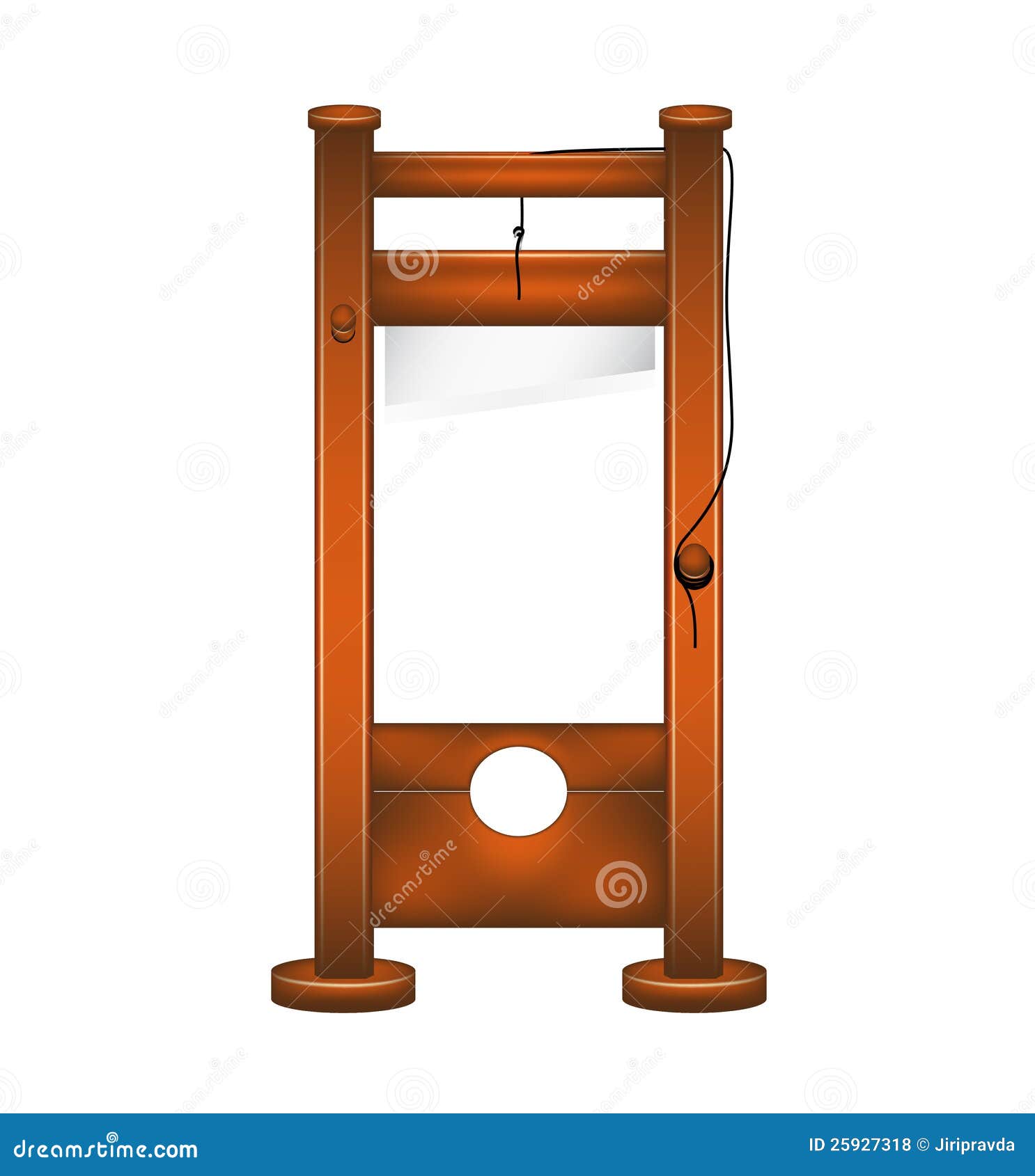 Giljotin vektor illustrationer. Illustration av brott - 25927318