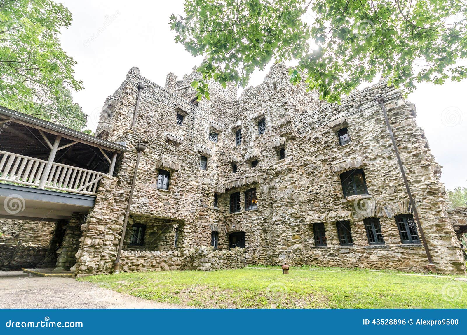 Gillette Castle stock photo. Image of historic, facade - 43528896