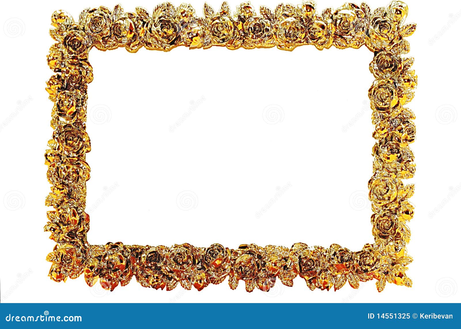 Gilt Frame stock image. Image of retro, gold, frame, gallery - 14551325