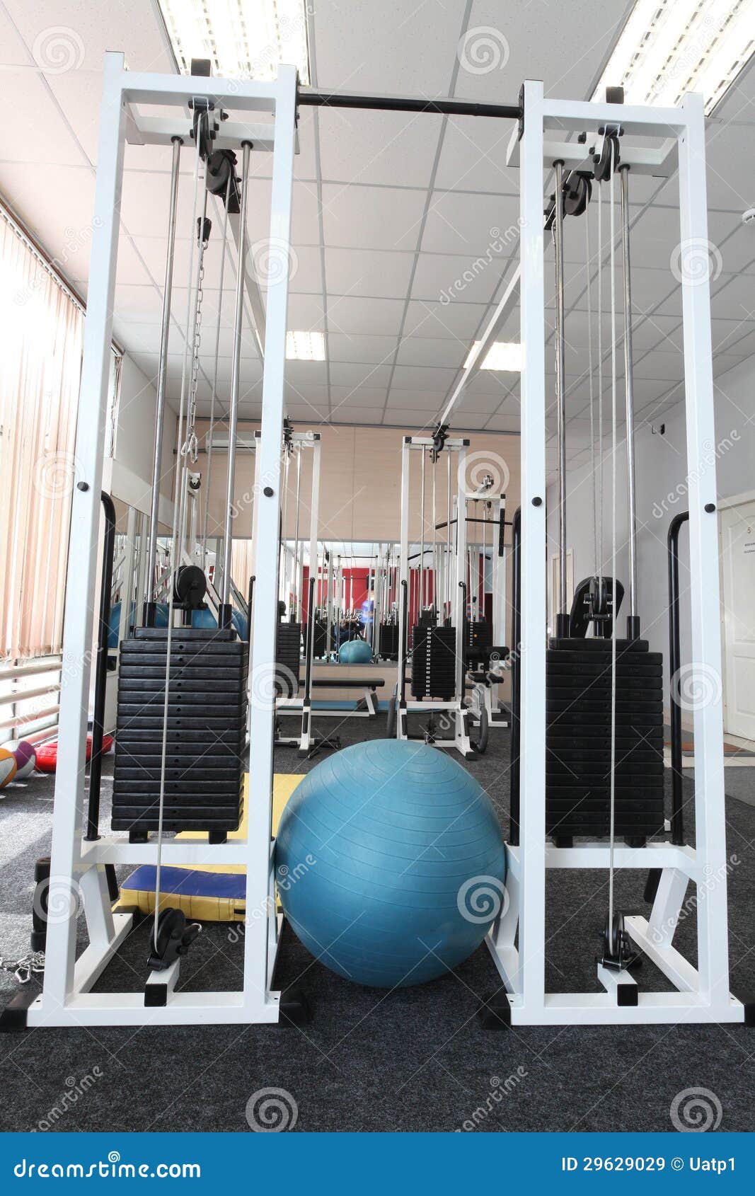 Gim hall stock image. Image of health, training, ball - 29629029