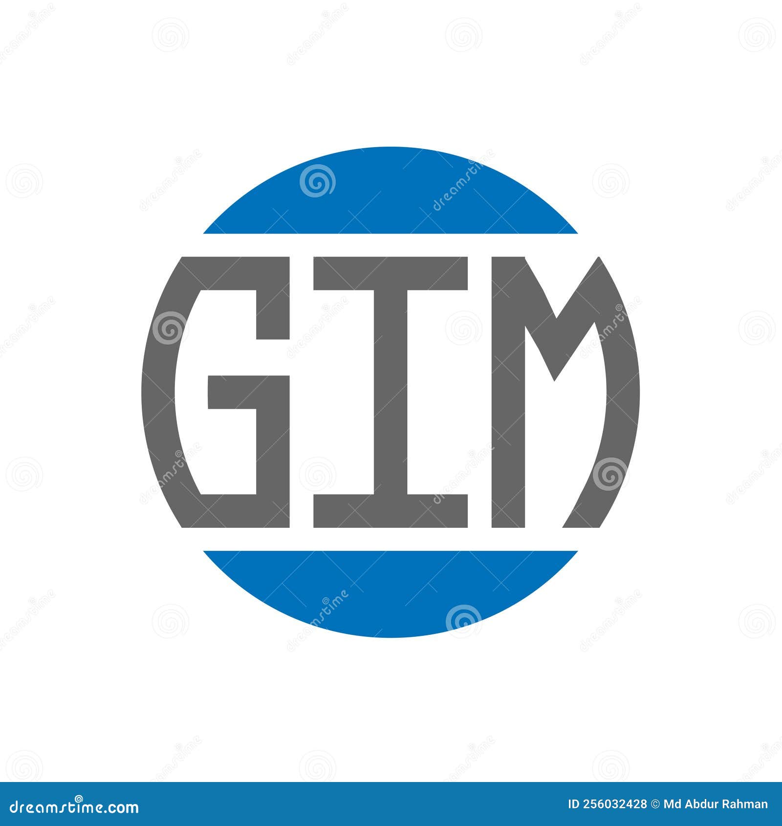 GIM Letter Logo Design on White Background. GIM Creative Initials ...