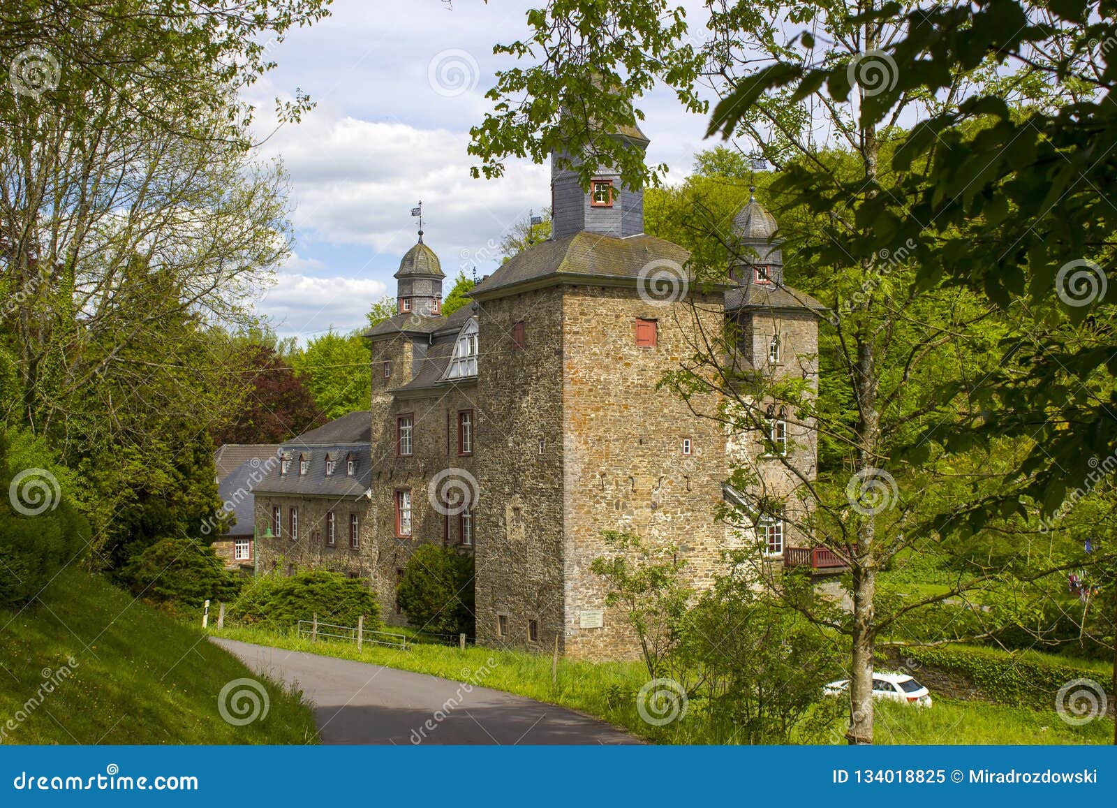 Gimborn Castle, Bergisches Land Stock Image - Image of germany ...