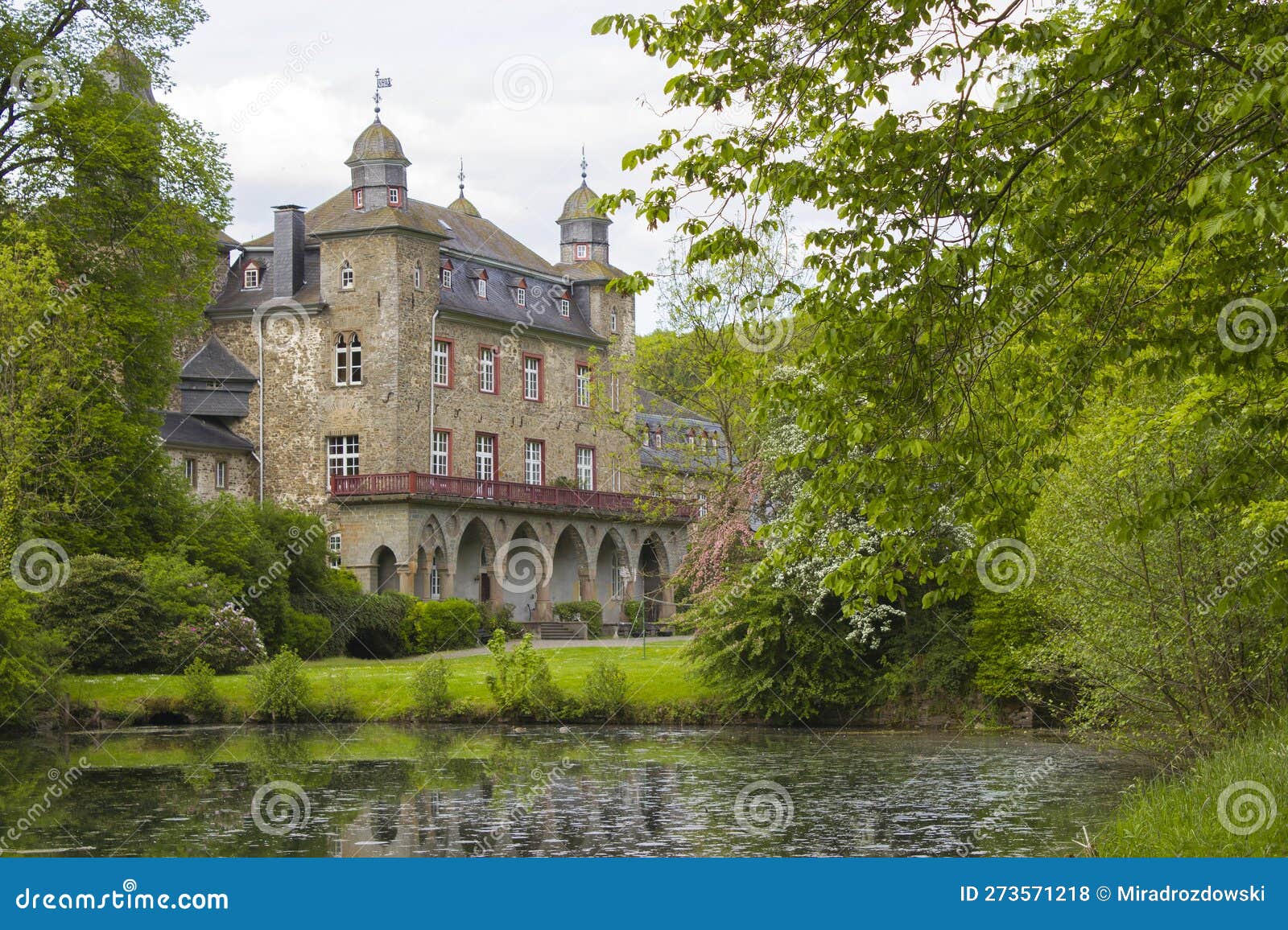 Gimborn Castle, Bergisches Land Stock Photo - Image of architecture ...
