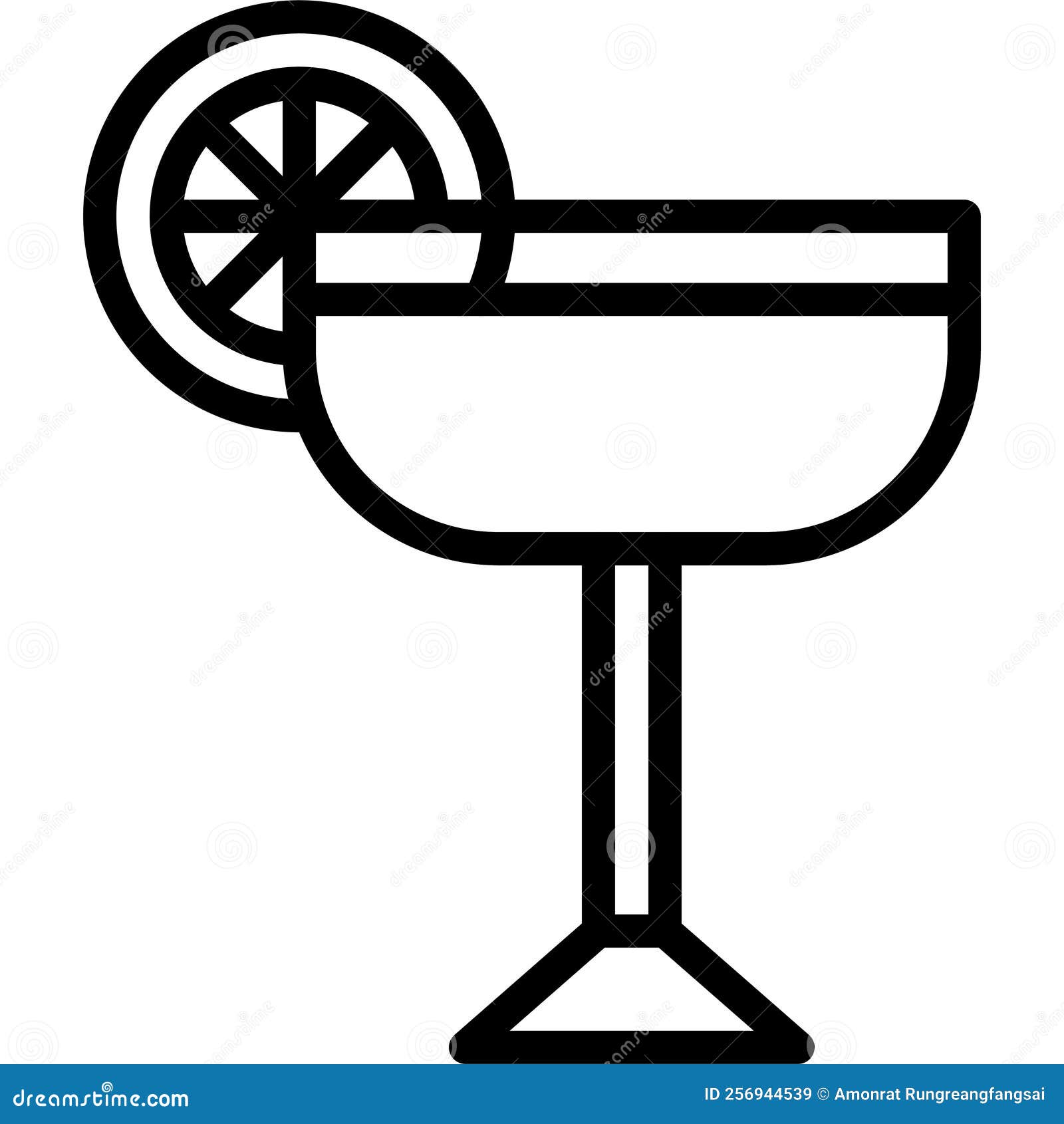 Gimlet Cocktail Icon, Alcoholic Mixed Drink Vector Stock Vector ...