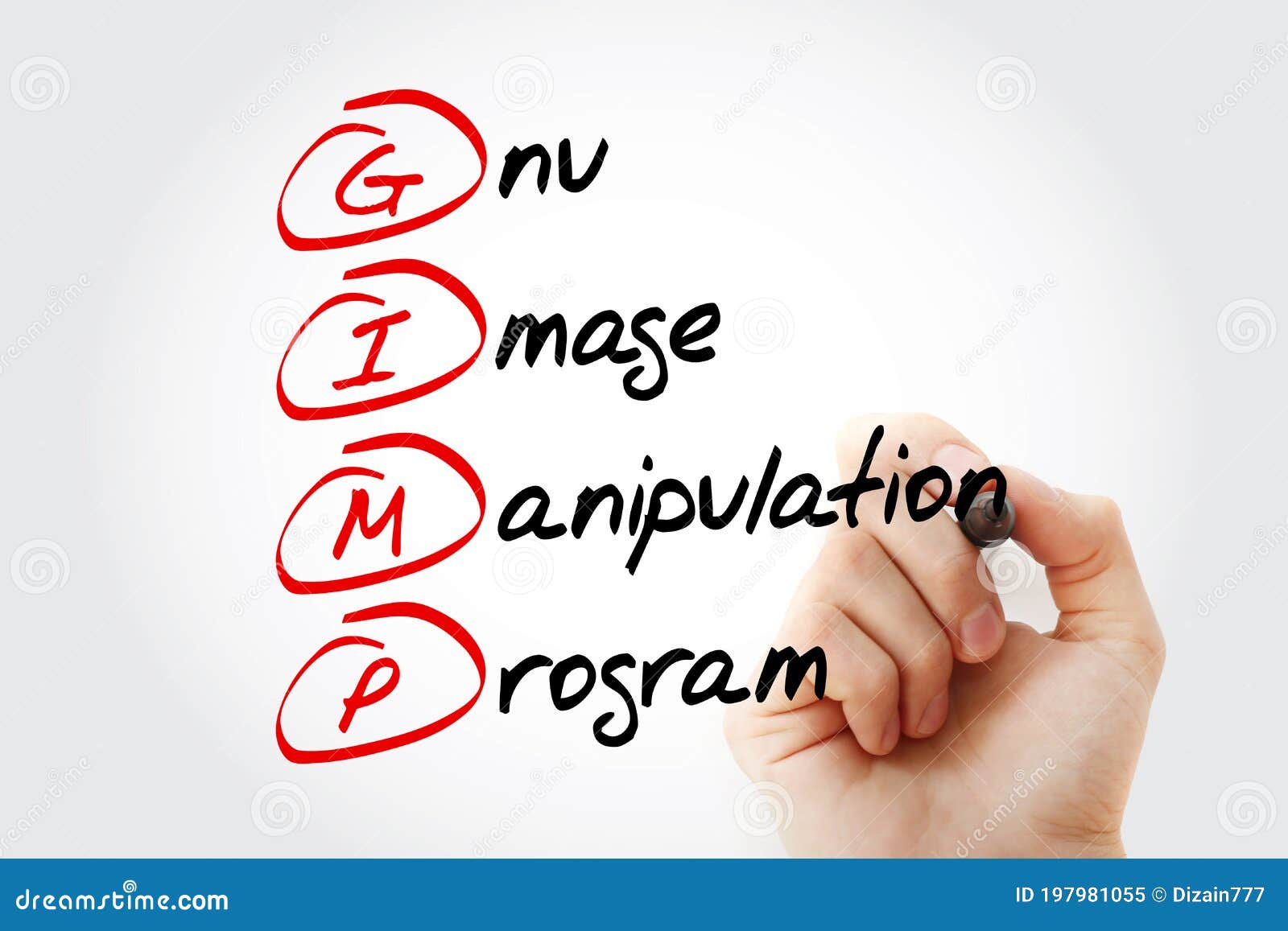 GIMP - Gnu Image Manipulation Program Acronym, Concept Background Stock ... GIMP - Gnu Image Manipulation Program Acronym, Concept Background Stock ...