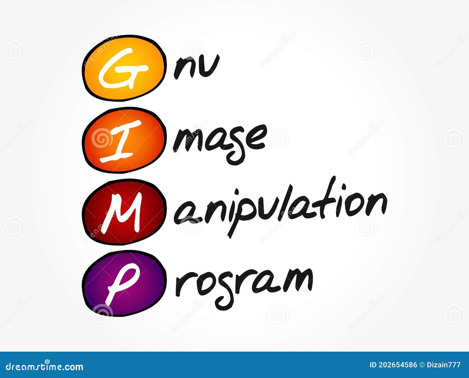 GIMP - Gnu Image Manipulation Program Acronym, Concept Stock ... GIMP - Gnu Image Manipulation Program Acronym, Concept Stock ...
