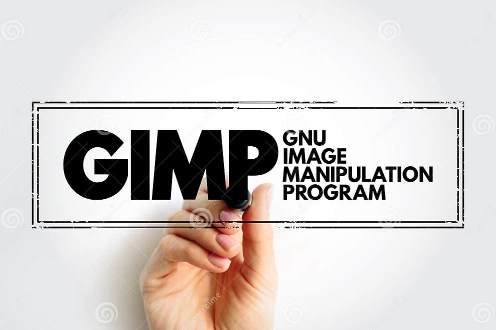 GIMP Gnu Image Manipulation Program - Free and Open-source Raster Graphics Editor Used for Image ...