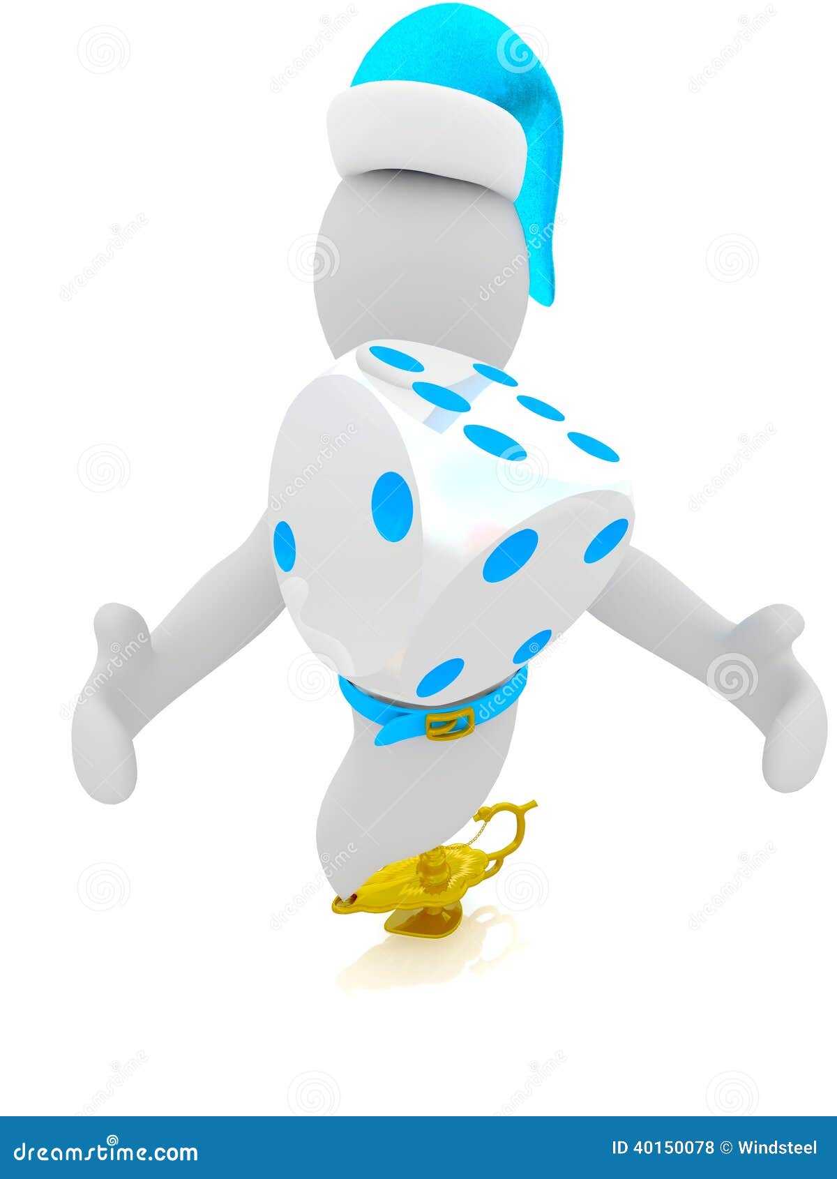 Devils Bones, Ivories Sign. Blue To Green Gradient Icon With Four ...