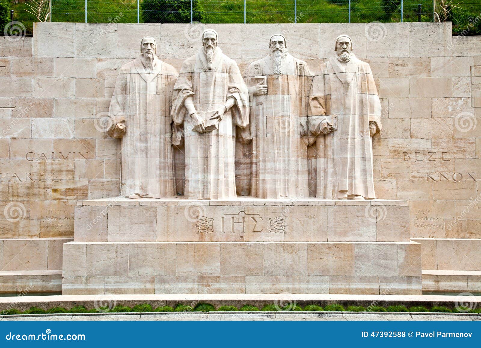 Ginebra Pared De La Reforma Foto de archivo editorial - Imagen de suiza ...