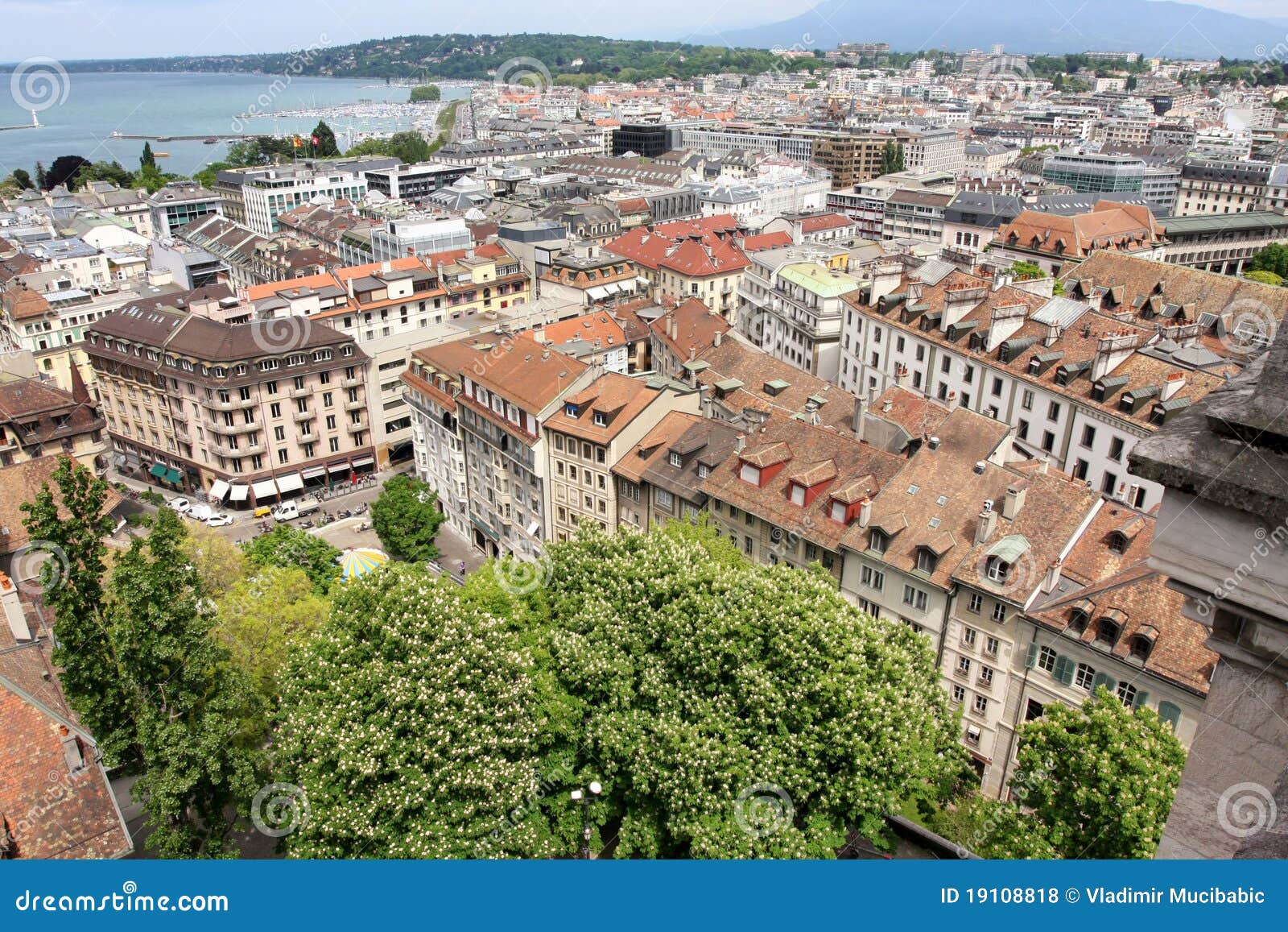 Ginebra, Suiza foto de archivo. Imagen de horizonte, ginebra - 19108818