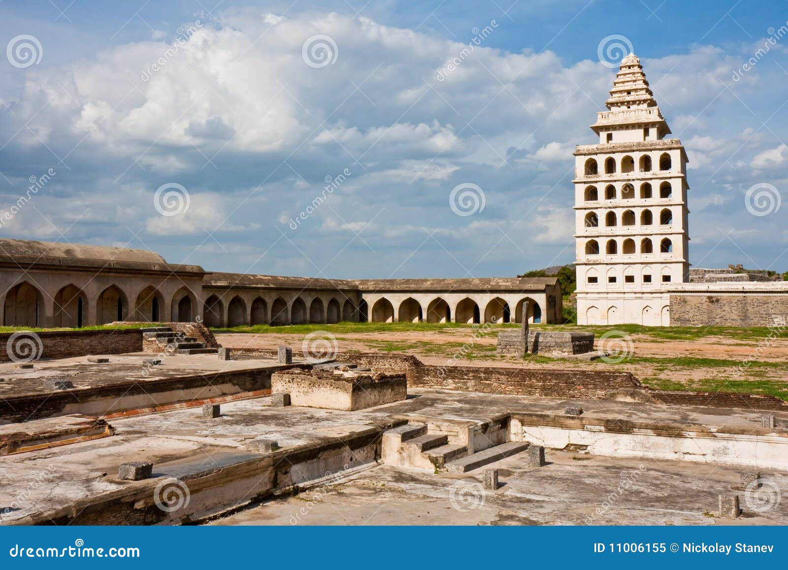 Gingee Fort stock image. Image of medieval, structure - 11006155