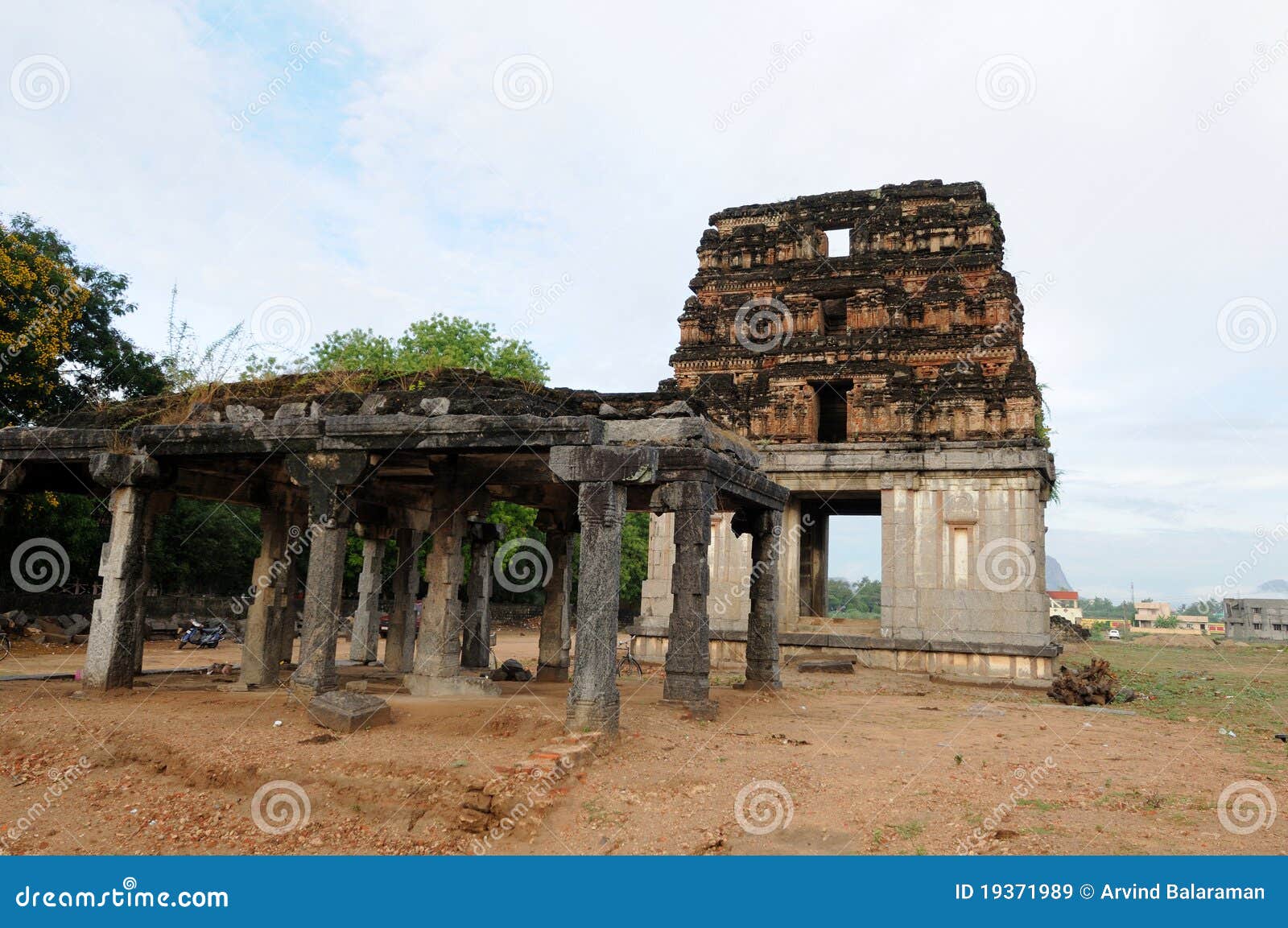 Gingee Fort stock image. Image of landmark, hind, india - 19371989