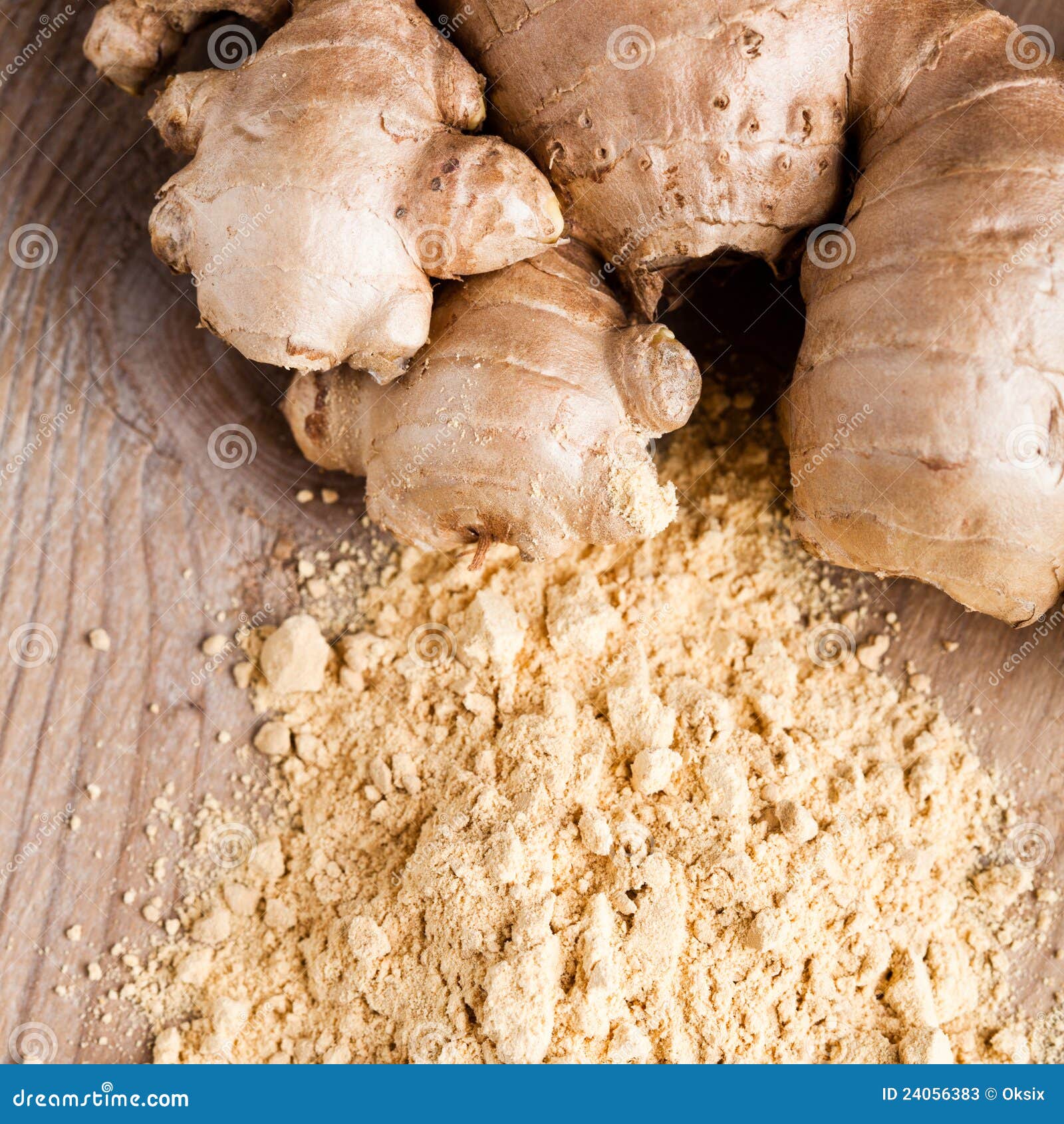 Ginger stock image. Image of ginger, powdered, brown - 24056383