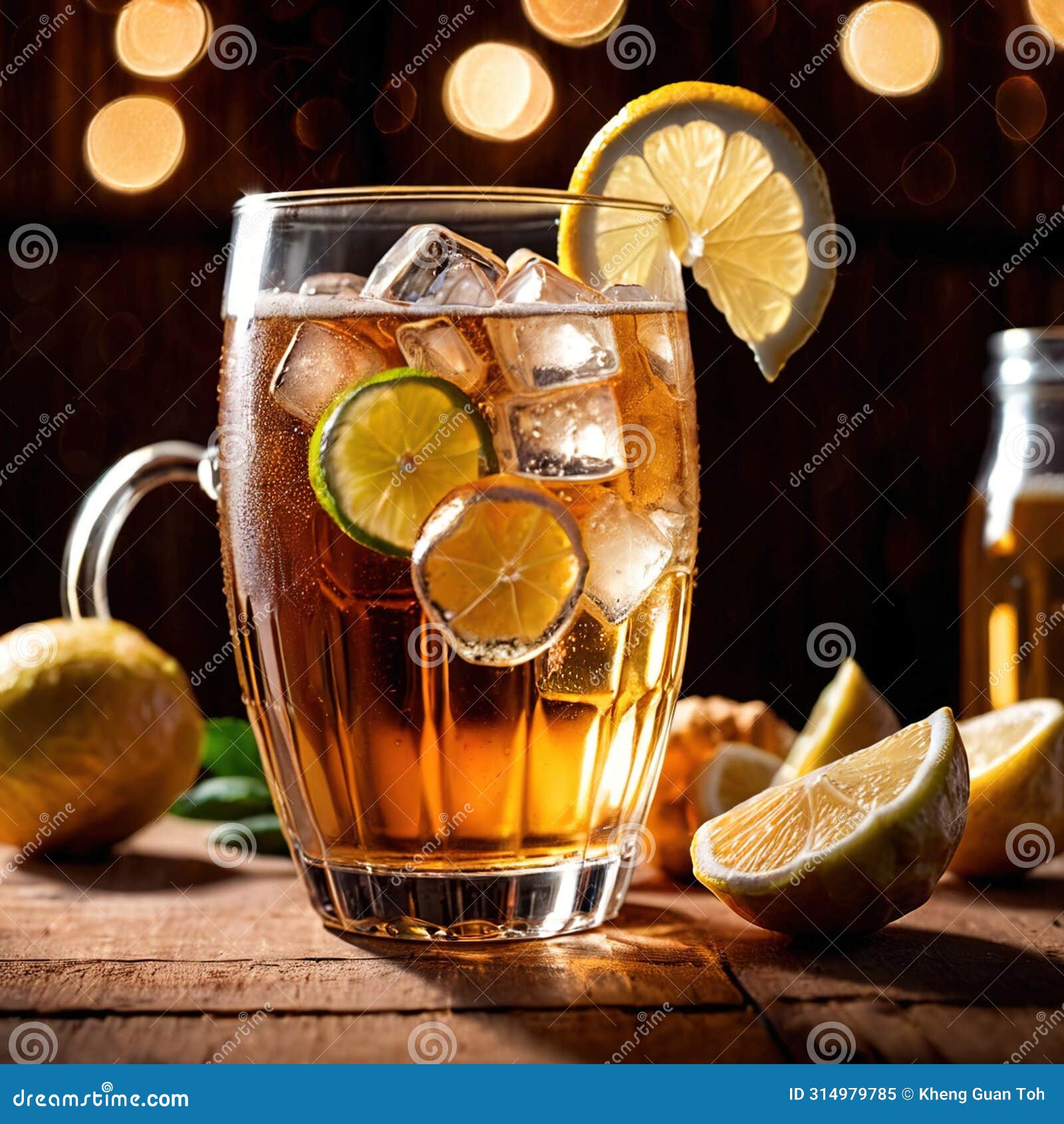Ginger Ale, Refreshing Cold Carbonated Soft Drink Stock Illustration ...