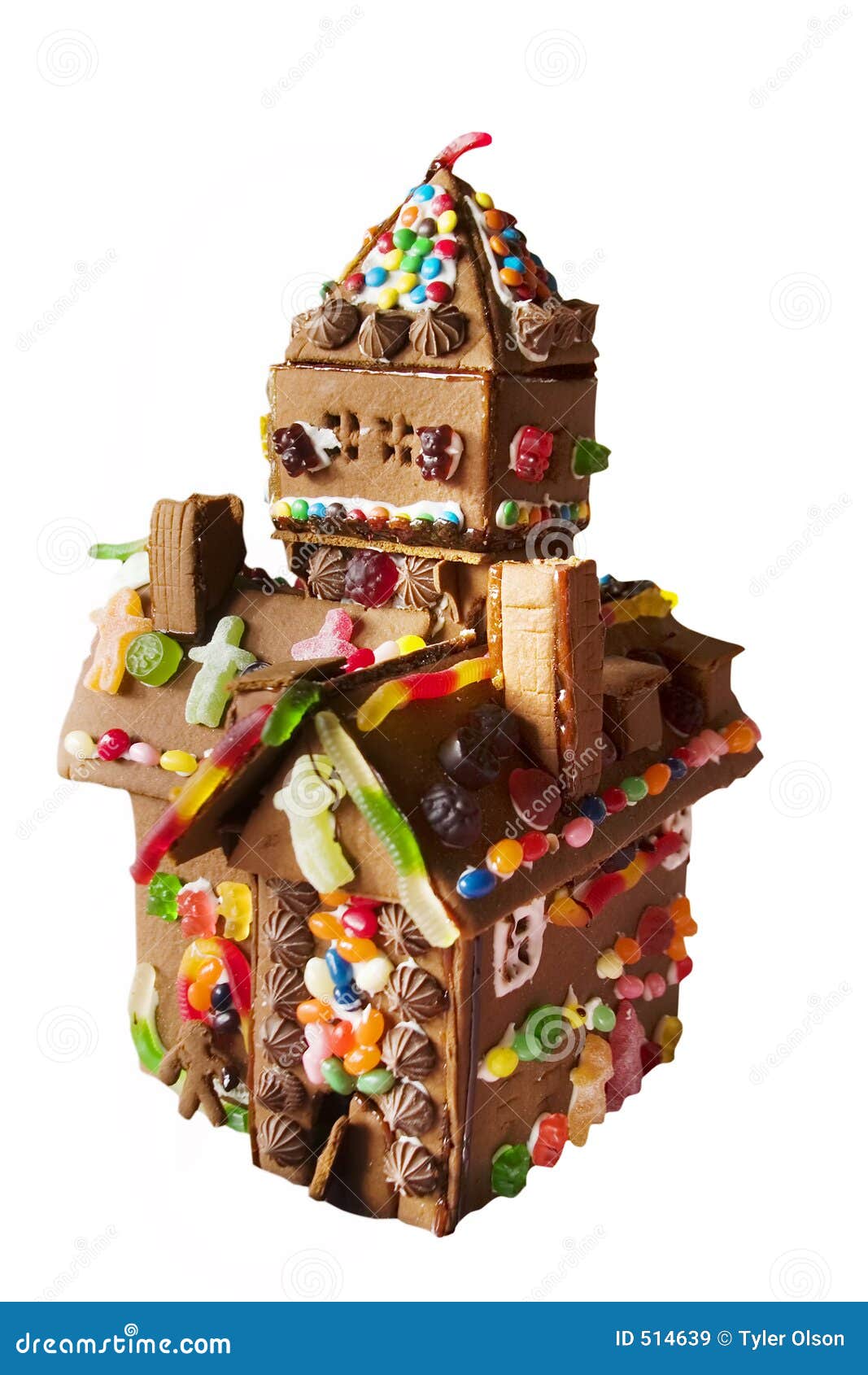 Ginger Bread House stock image. Image of flat, creative - 514639