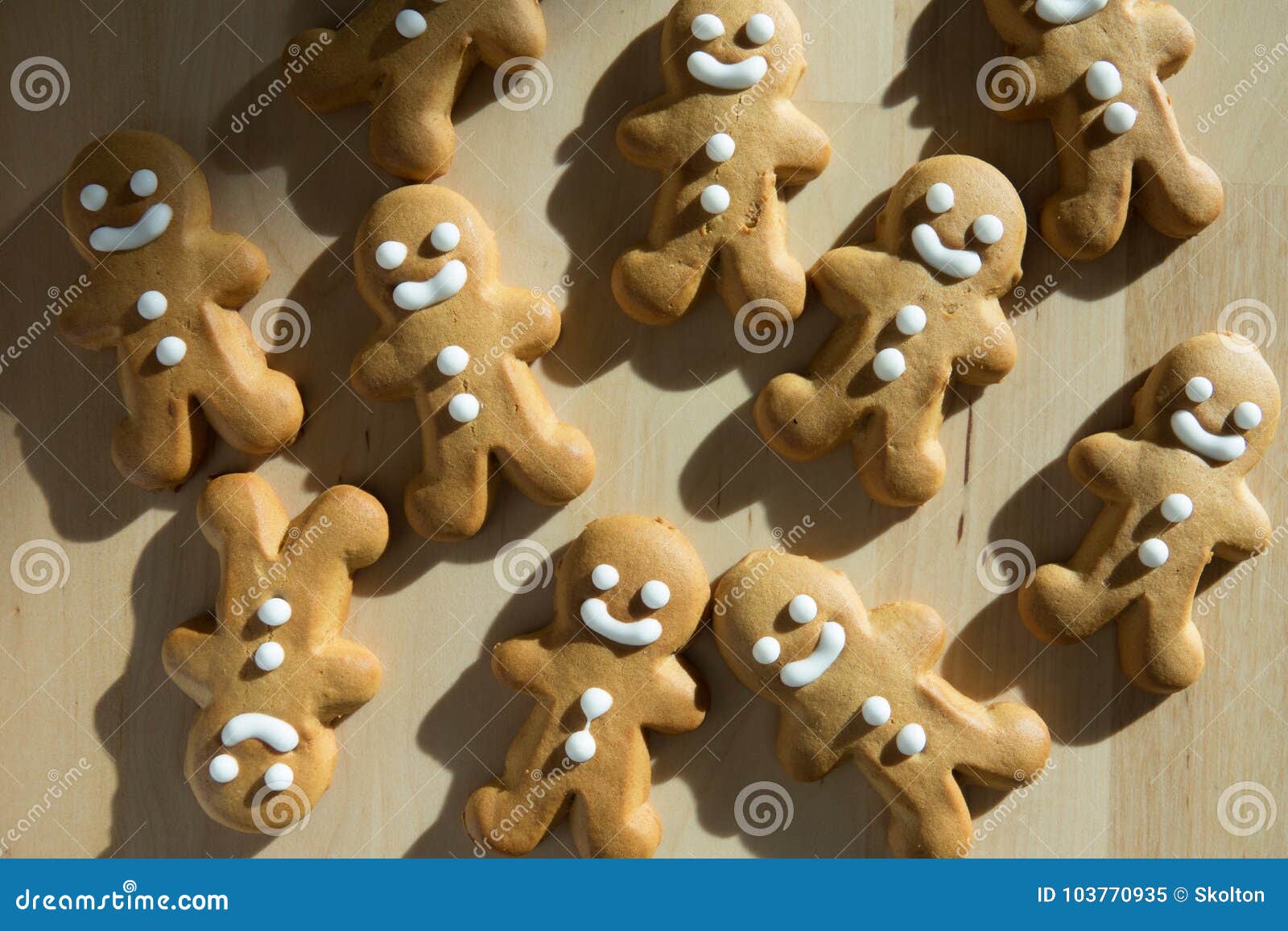 Ginger Bread Man Cookies for Christmas Stock Image - Image of cartoon ...