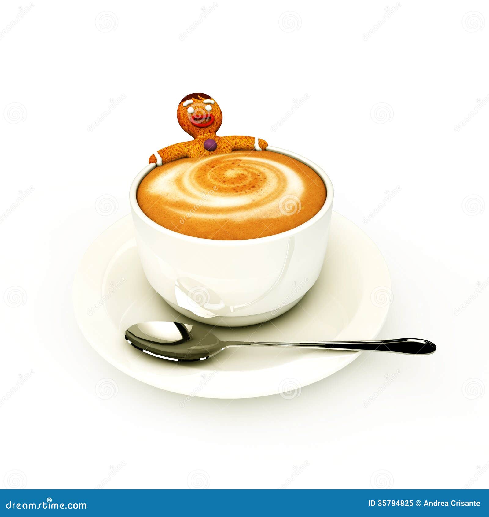 Ginger bread man stock illustration. Illustration of sweet - 35784825