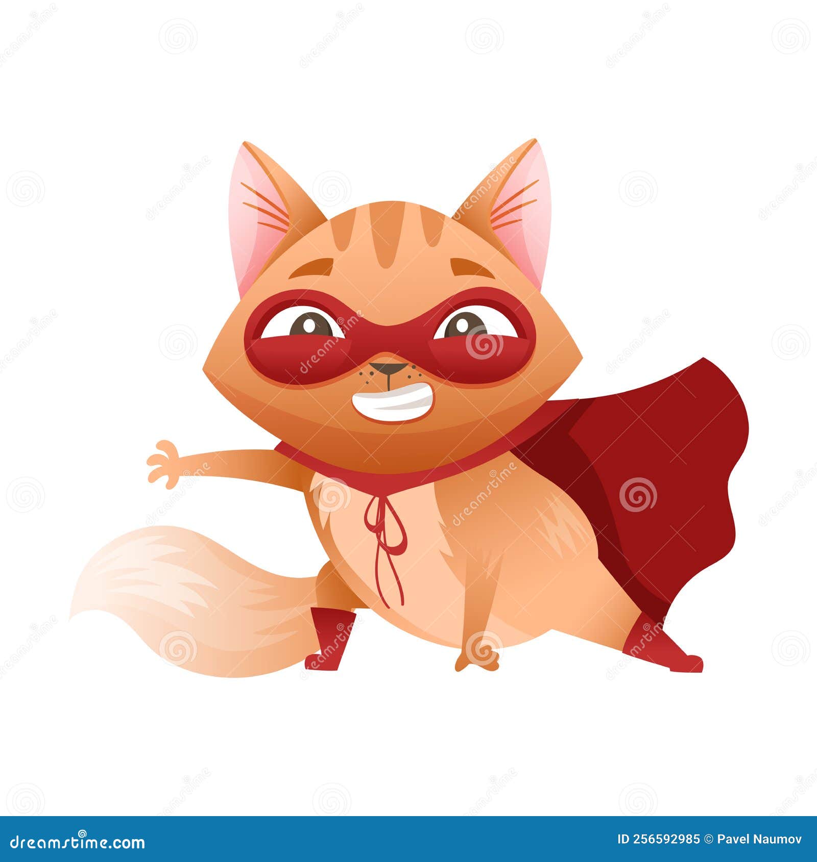 Ginger Cat Superhero Character Wearing Red Cloak and Mask Vector ... Ginger Cat Superhero Character Wearing Red Cloak and Mask Vector ...