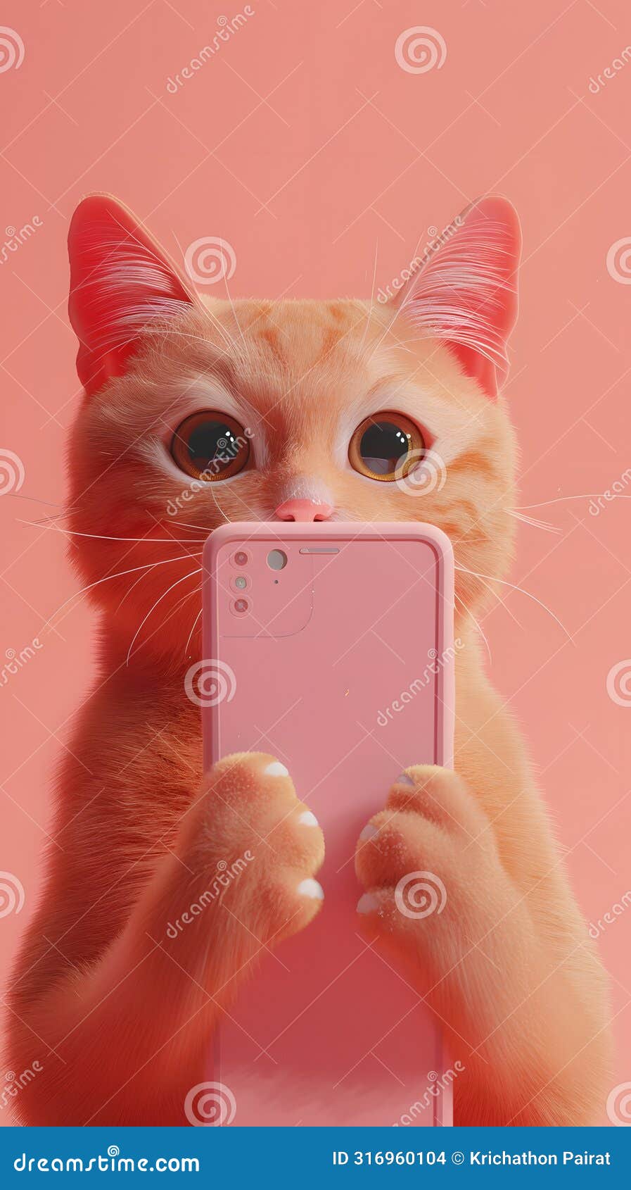 Cute Ginger Cat Character. Ideas from the Cuteness of Ginger Cats Stock ...