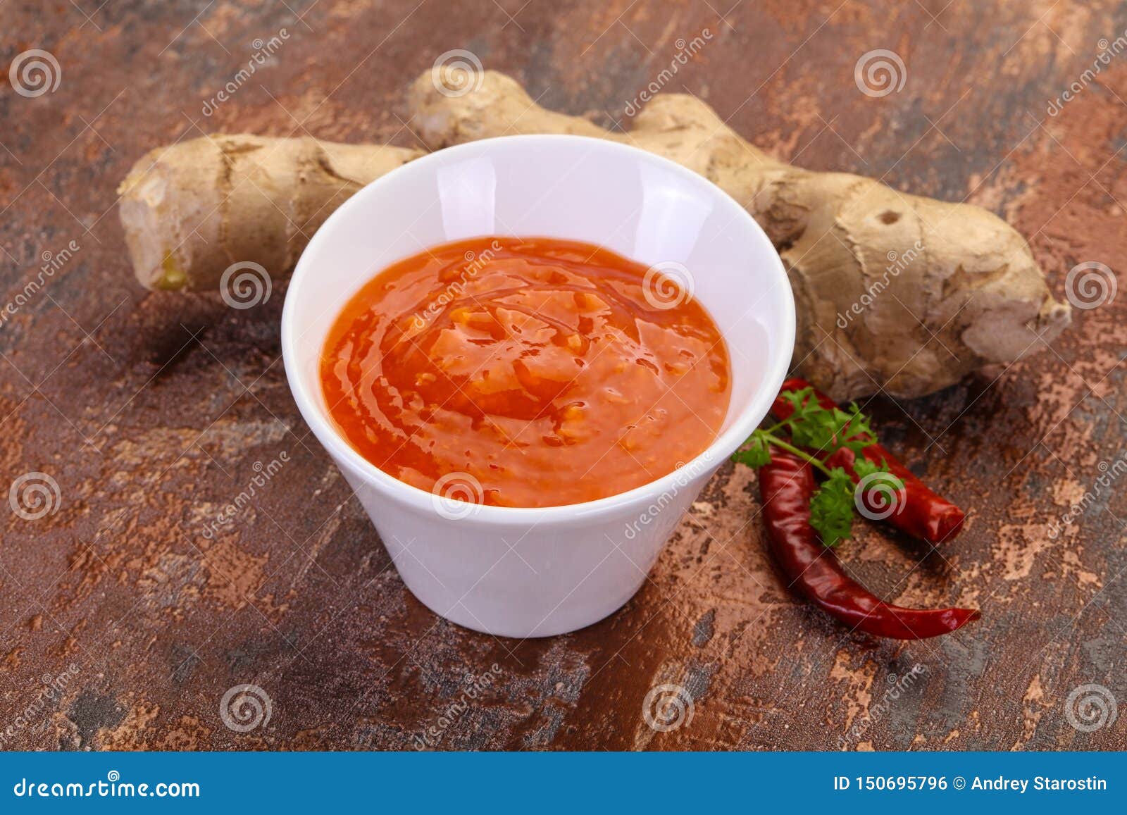 Ginger chili sauce stock photo. Image of ginger, chutney - 150695796