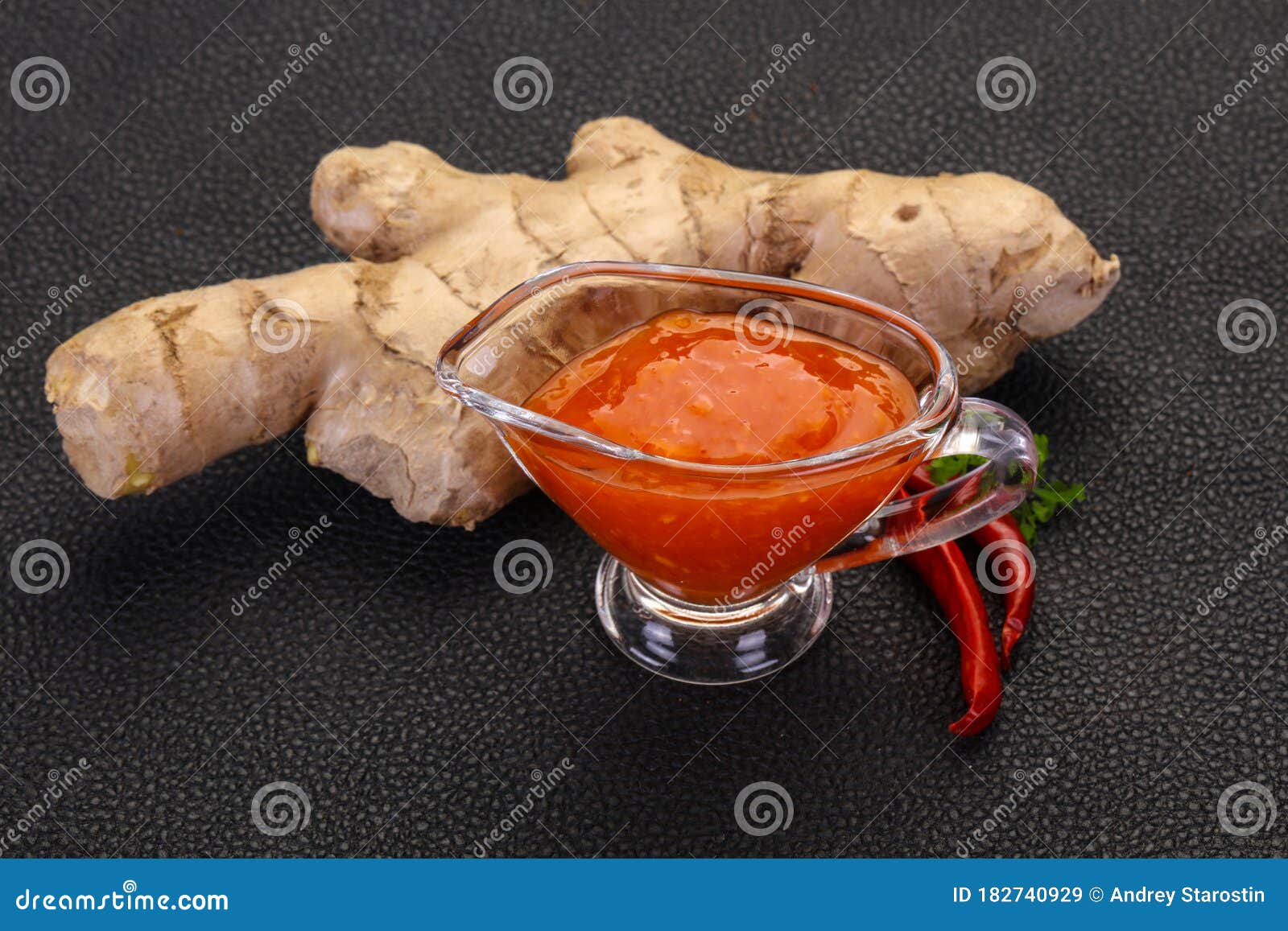 Ginger chili sauce stock image. Image of spice, sesame - 182740929