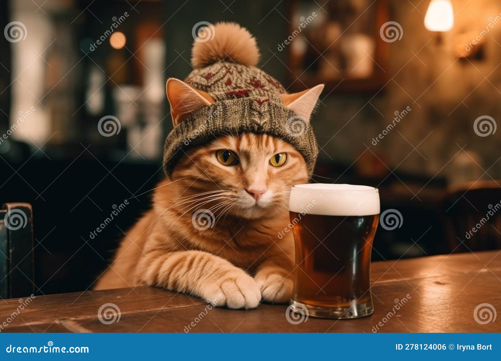Cats Drinking Craft Beer