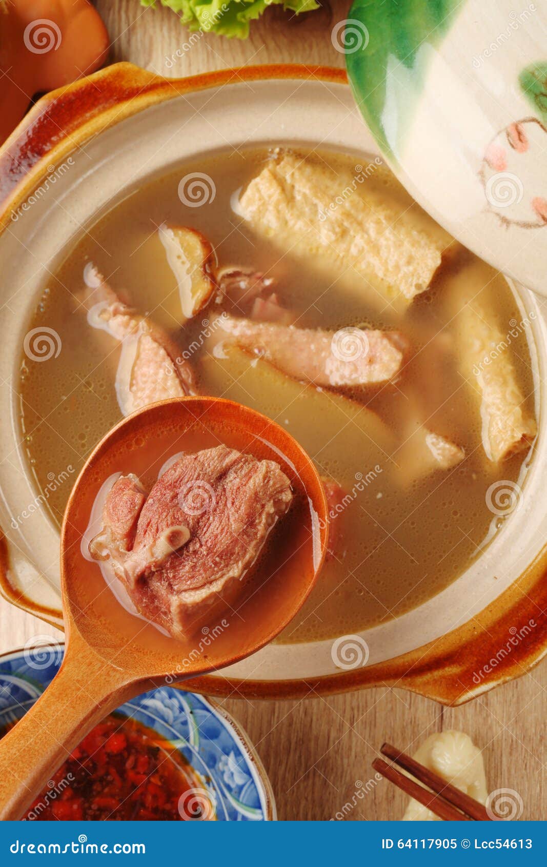 Ginger duck with rice wine stock image. Image of gravy - 64117905