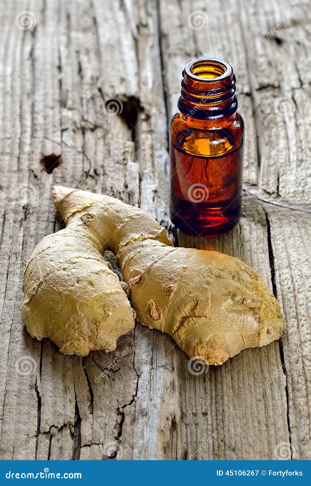 Ginger essential oil stock image. Image of health, aroma - 45106267