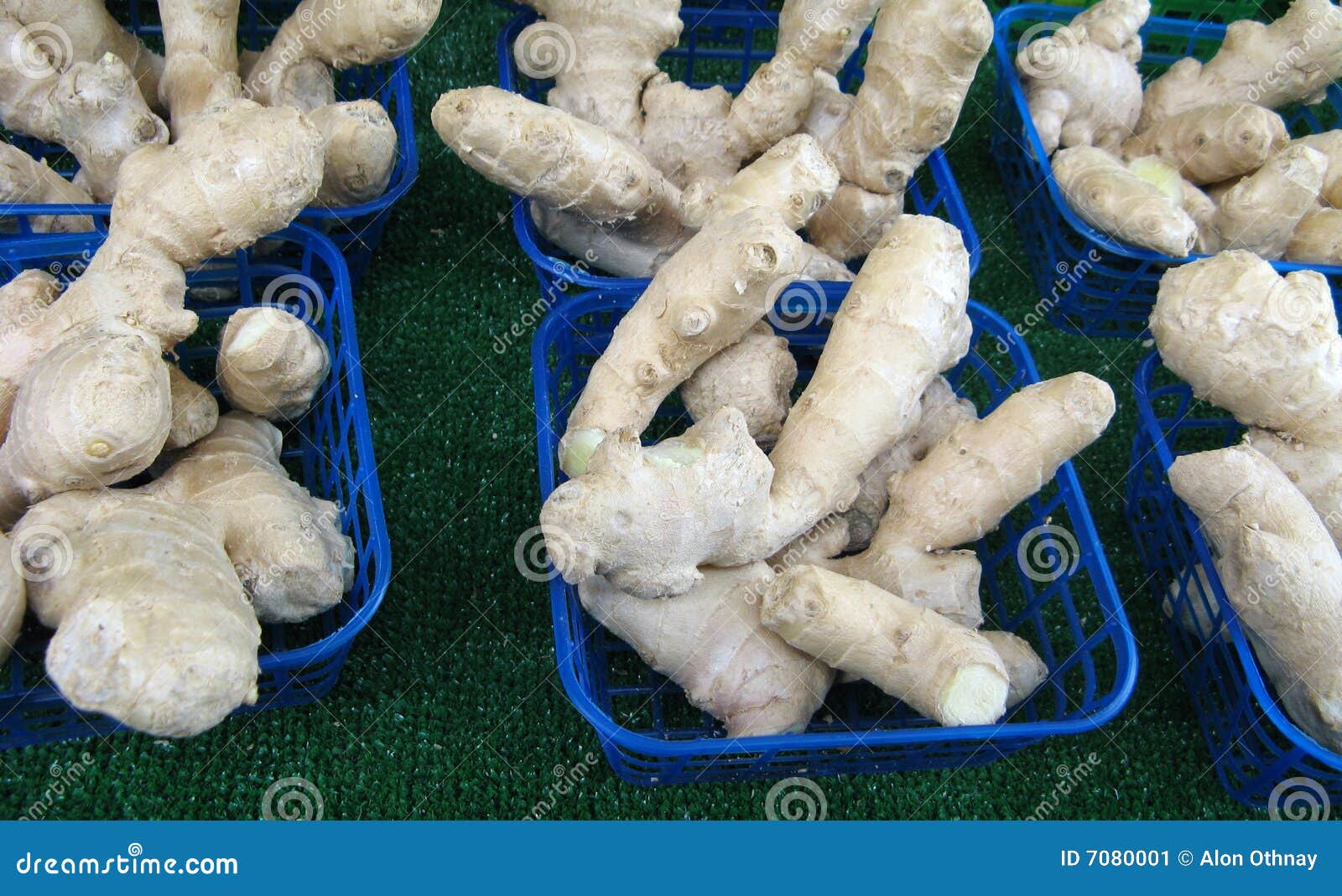 Ginger at farmers market stock image. Image of healthy - 7080001