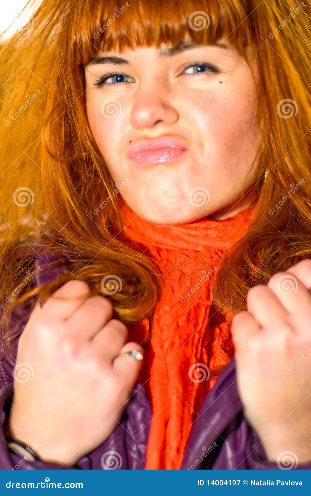 Ginger girl stock image. Image of beautiful, face, attractive - 14004197