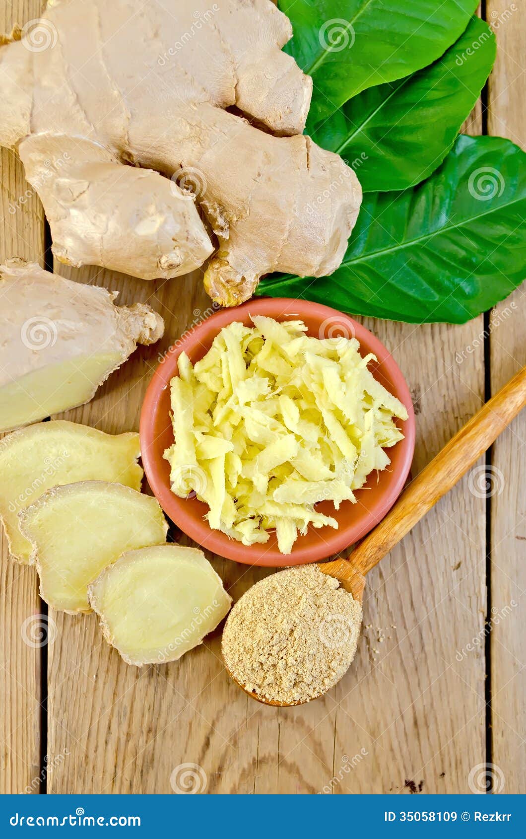 Ginger Grated and Ground by the Roots and Leaves Stock Image - Image of ... Ginger Grated and Ground by the Roots and Leaves Stock Image - Image of ...