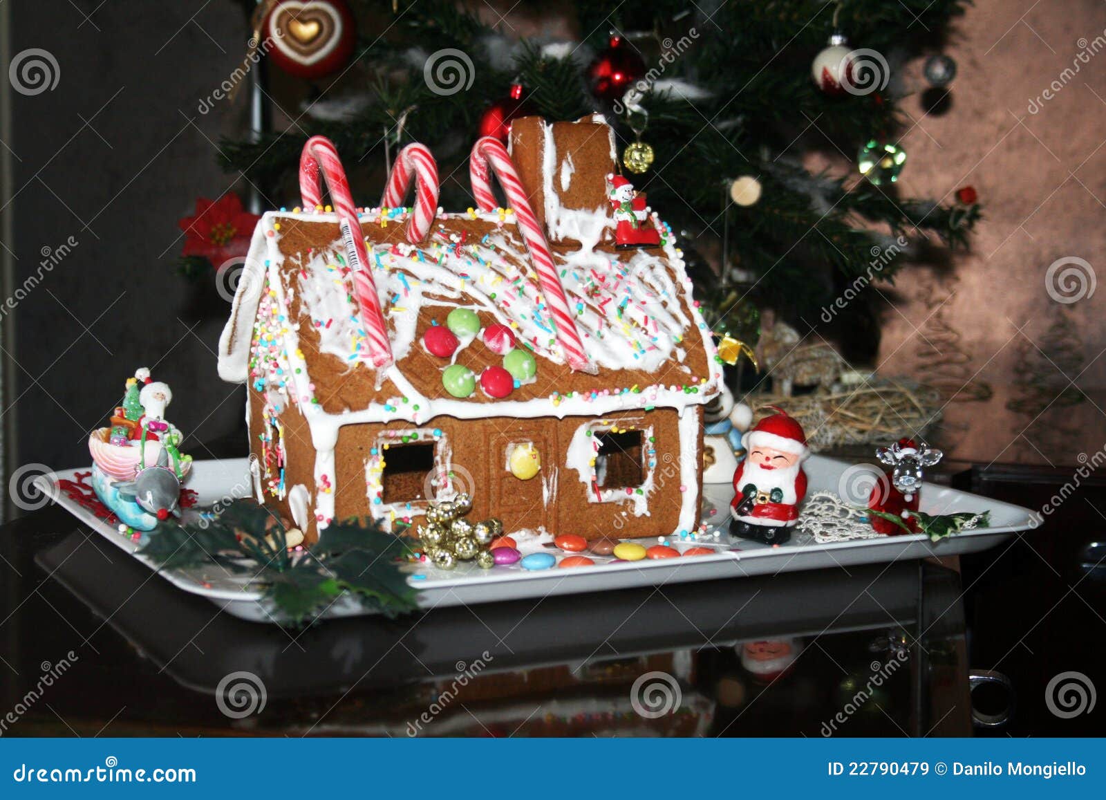 Ginger house stock image. Image of decoration, santa - 22790479