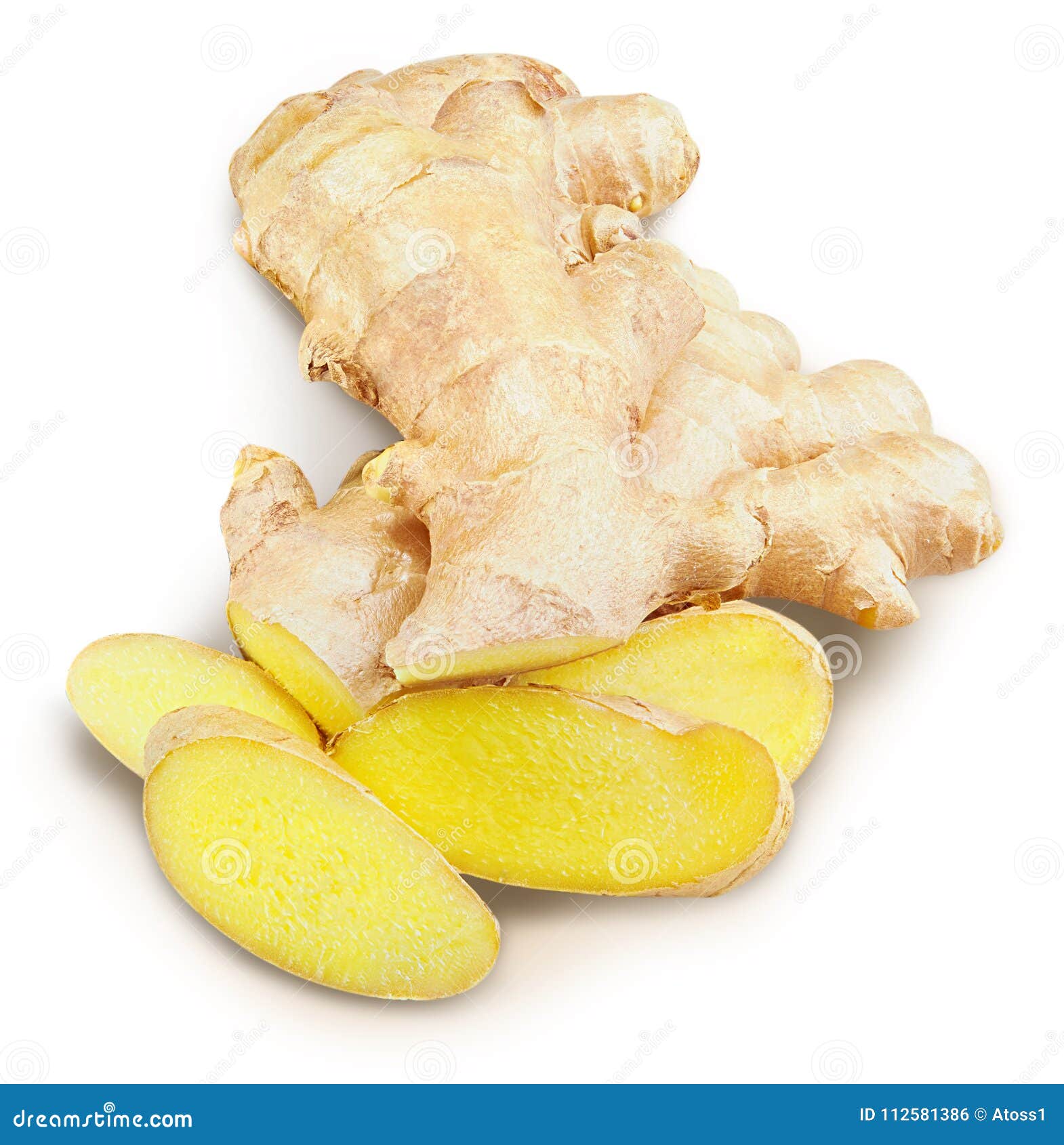Ginger Isolated on a white stock photo. Image of isolated - 112581386