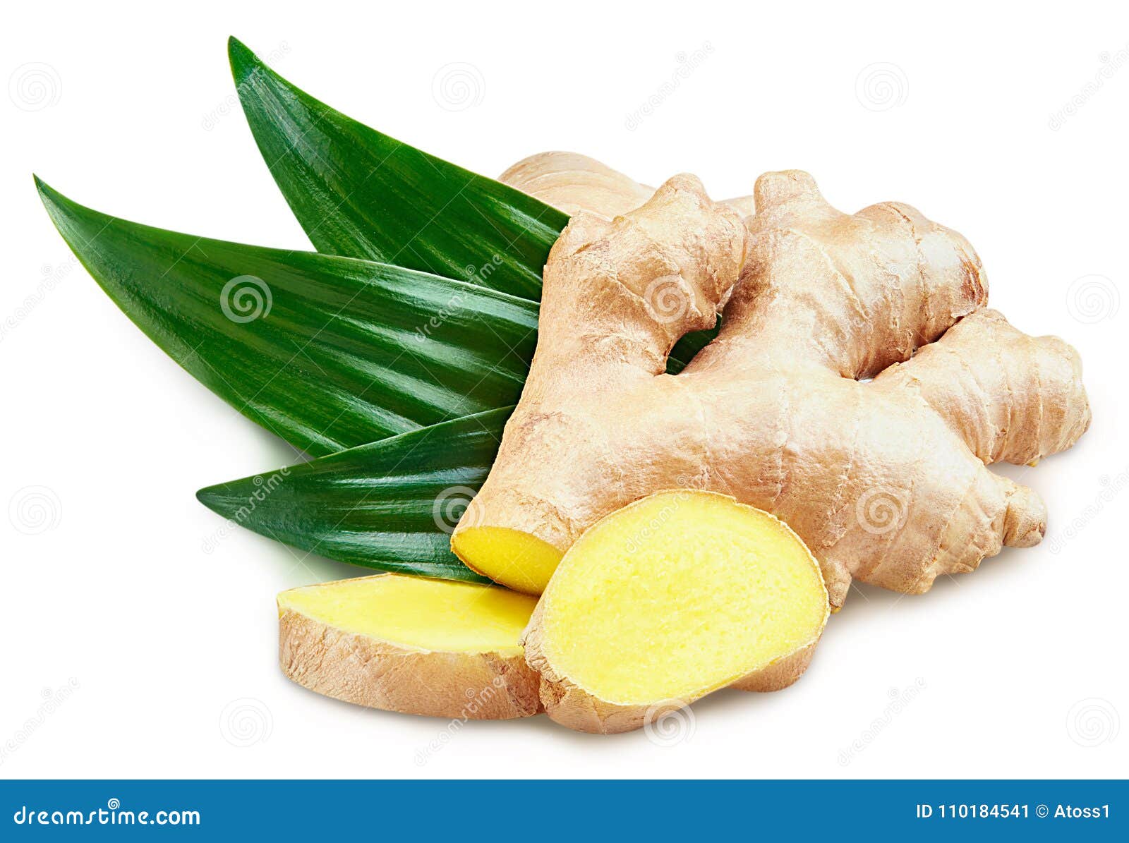 Ginger Isolated on a white stock image. Image of seasoning - 110184541