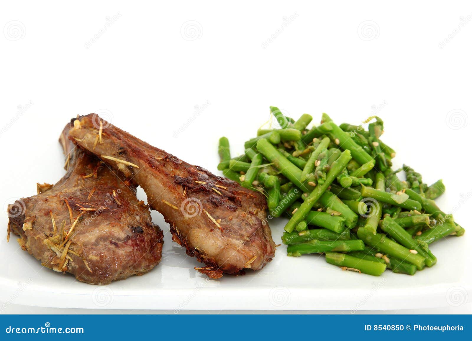 Ginger Lamb Chops stock photo. Image of cuisine, balsamic - 8540850