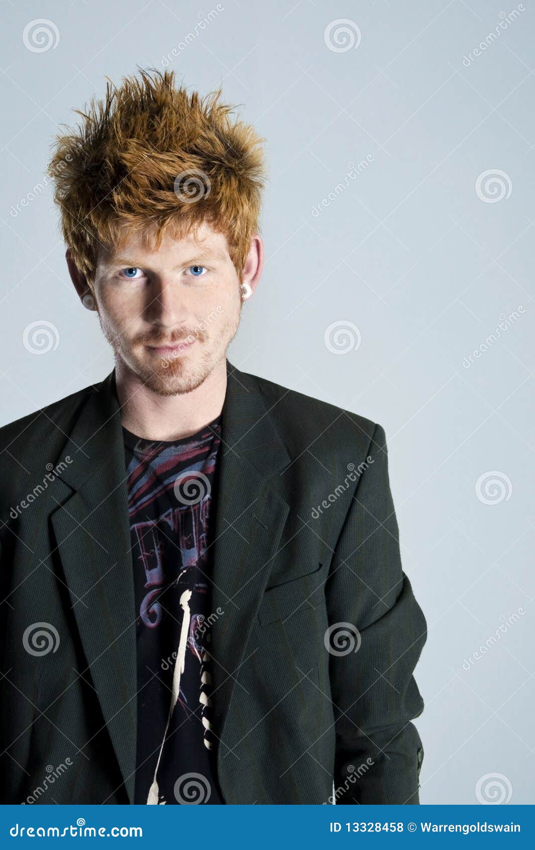 Ginger man stock photo. Image of handsome, eyes, blue - 13328458