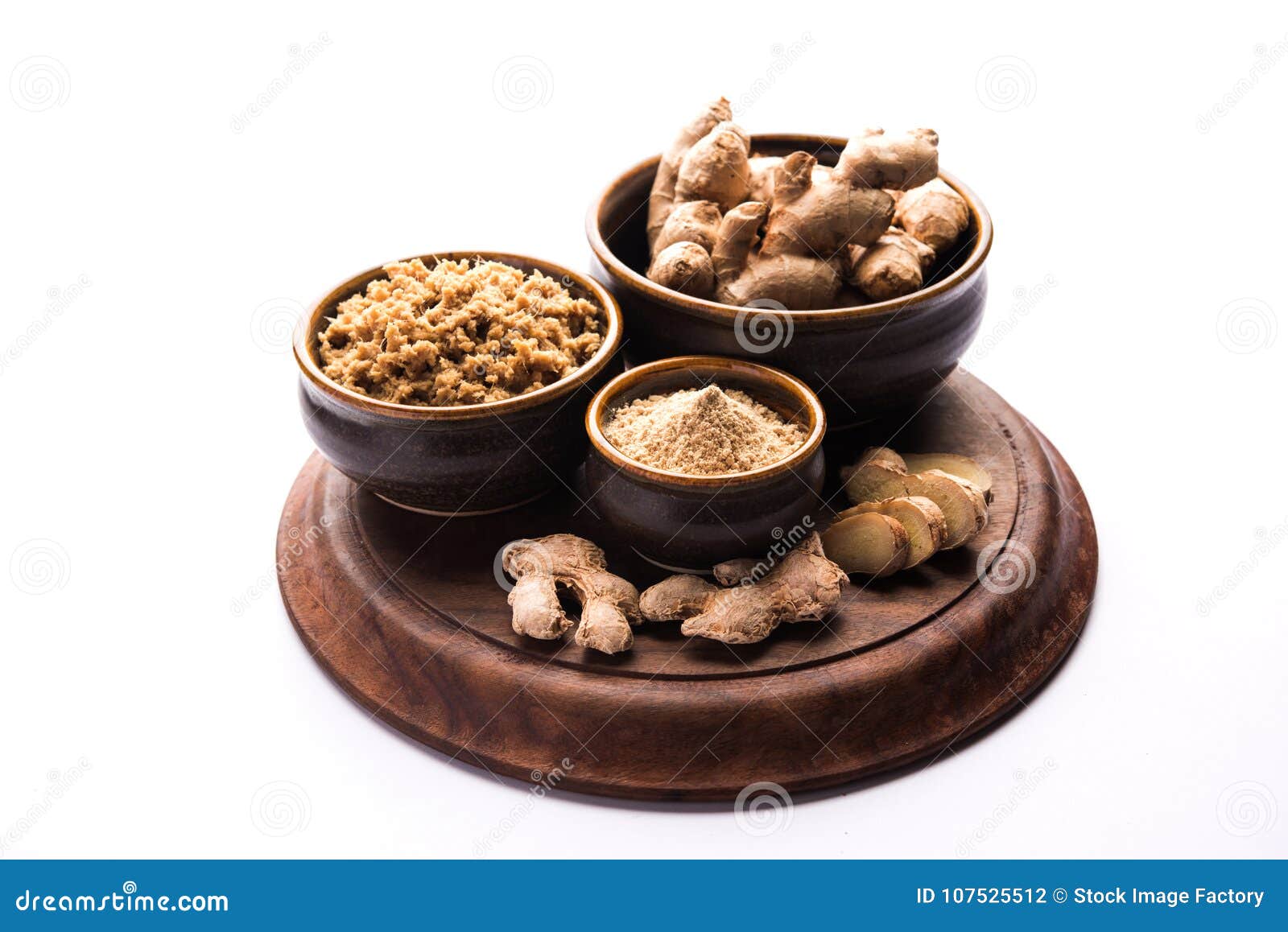 Ginger Paste / Puree or Powder / Sunth / Sonth, Selective Focus Stock ...