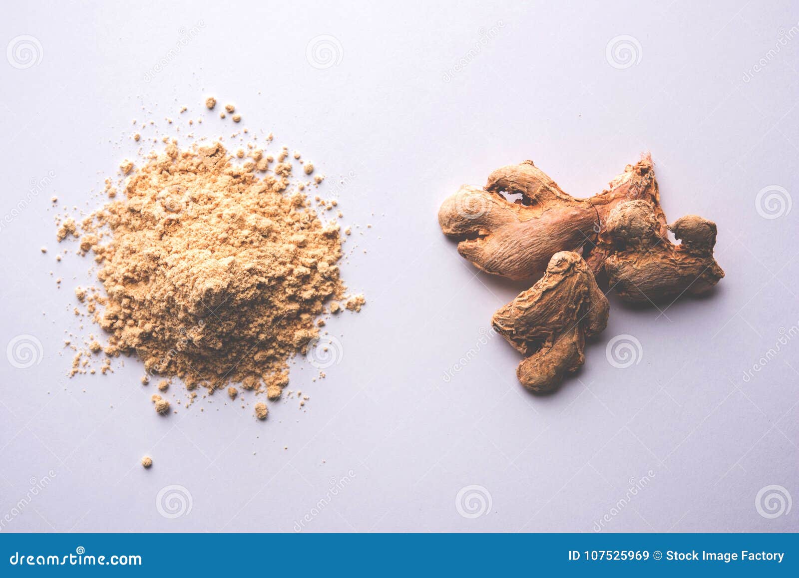Ginger Paste / Puree or Powder / Sunth / Sonth, Selective Focus Stock ...