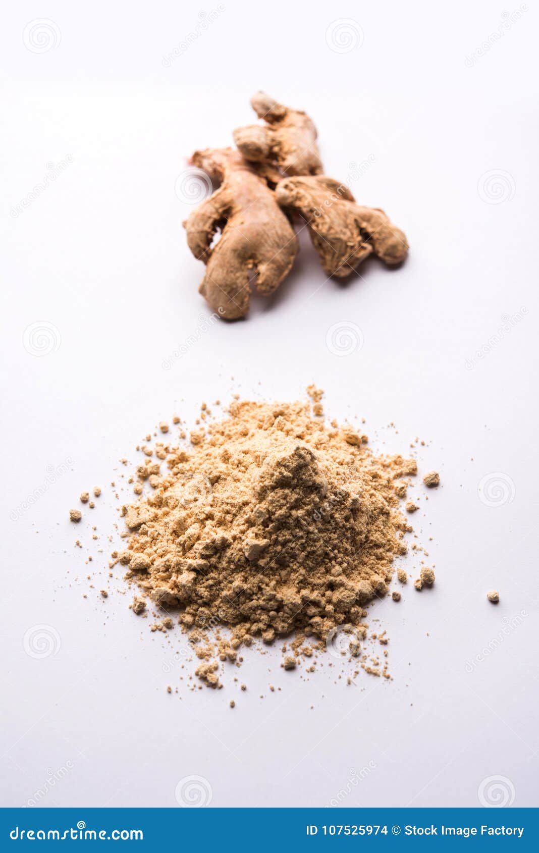 Ginger Paste / Puree or Powder / Sunth / Sonth, Selective Focus Stock ...