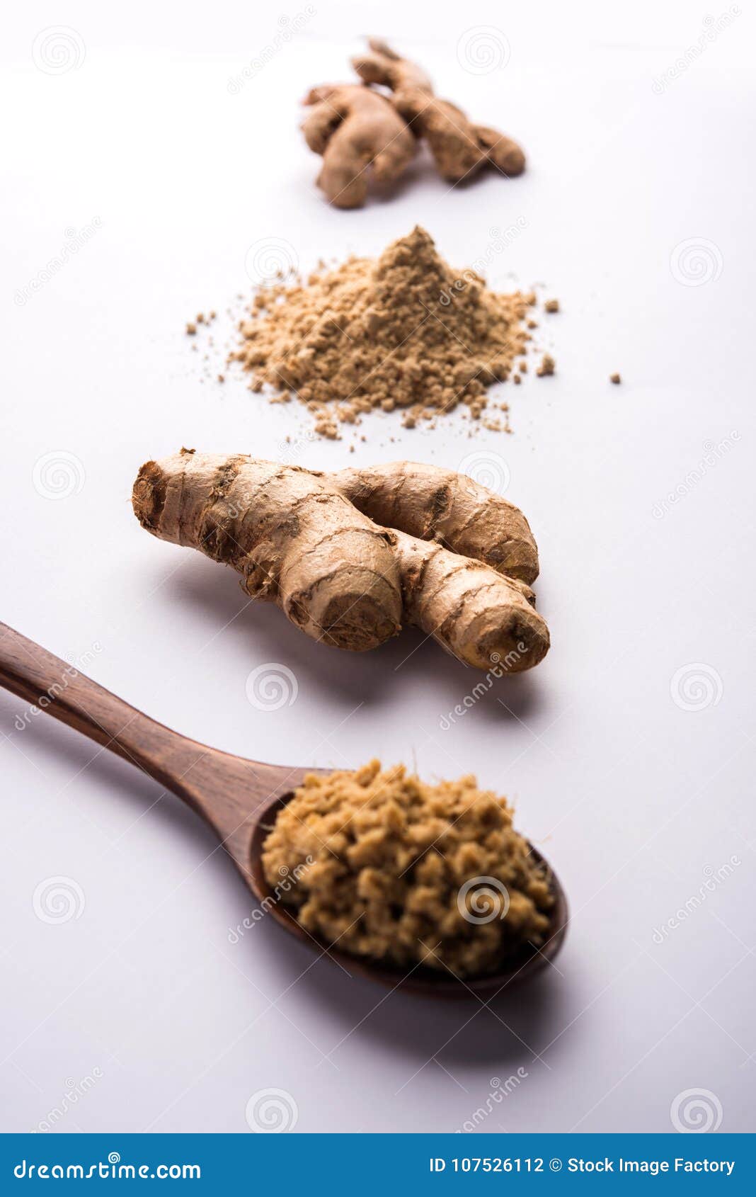 Ginger Paste / Puree or Powder / Sunth / Sonth, Selective Focus Stock ...