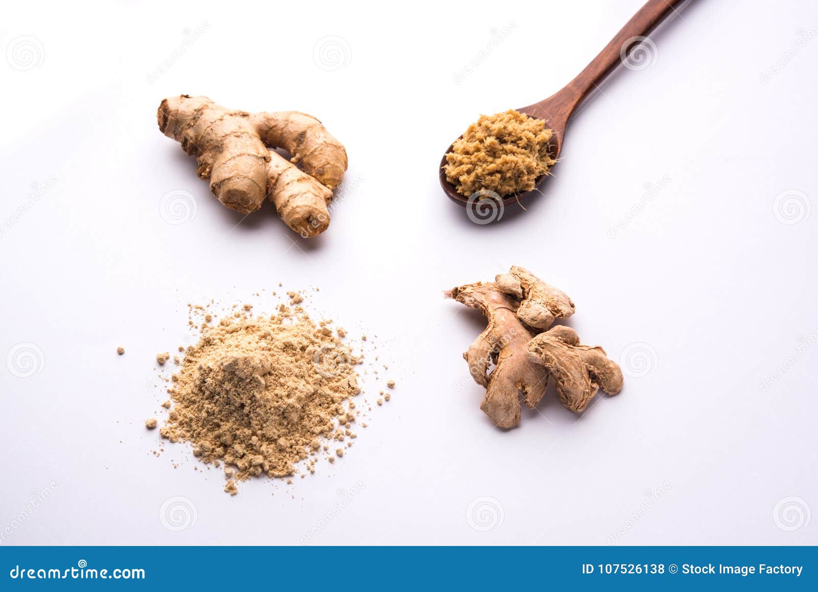 Ginger Paste / Puree or Powder / Sunth / Sonth, Selective Focus Stock ...