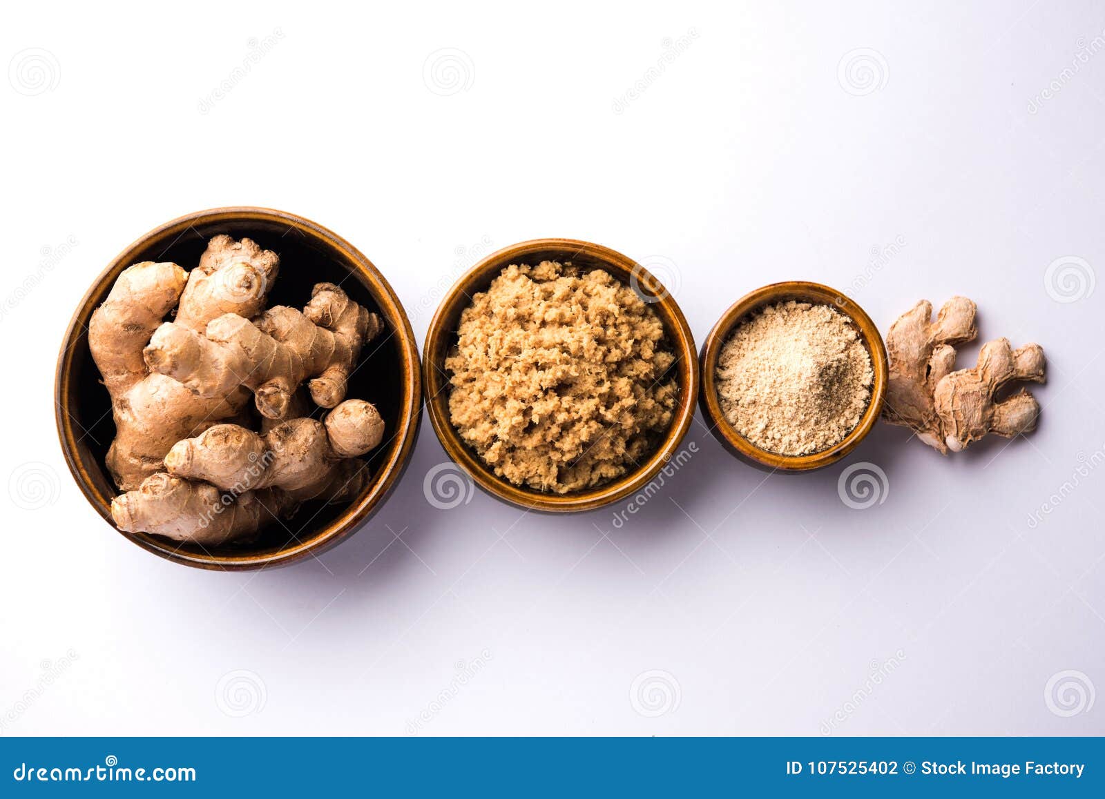 Ginger Paste / Puree or Powder / Sunth / Sonth, Selective Focus Stock ...