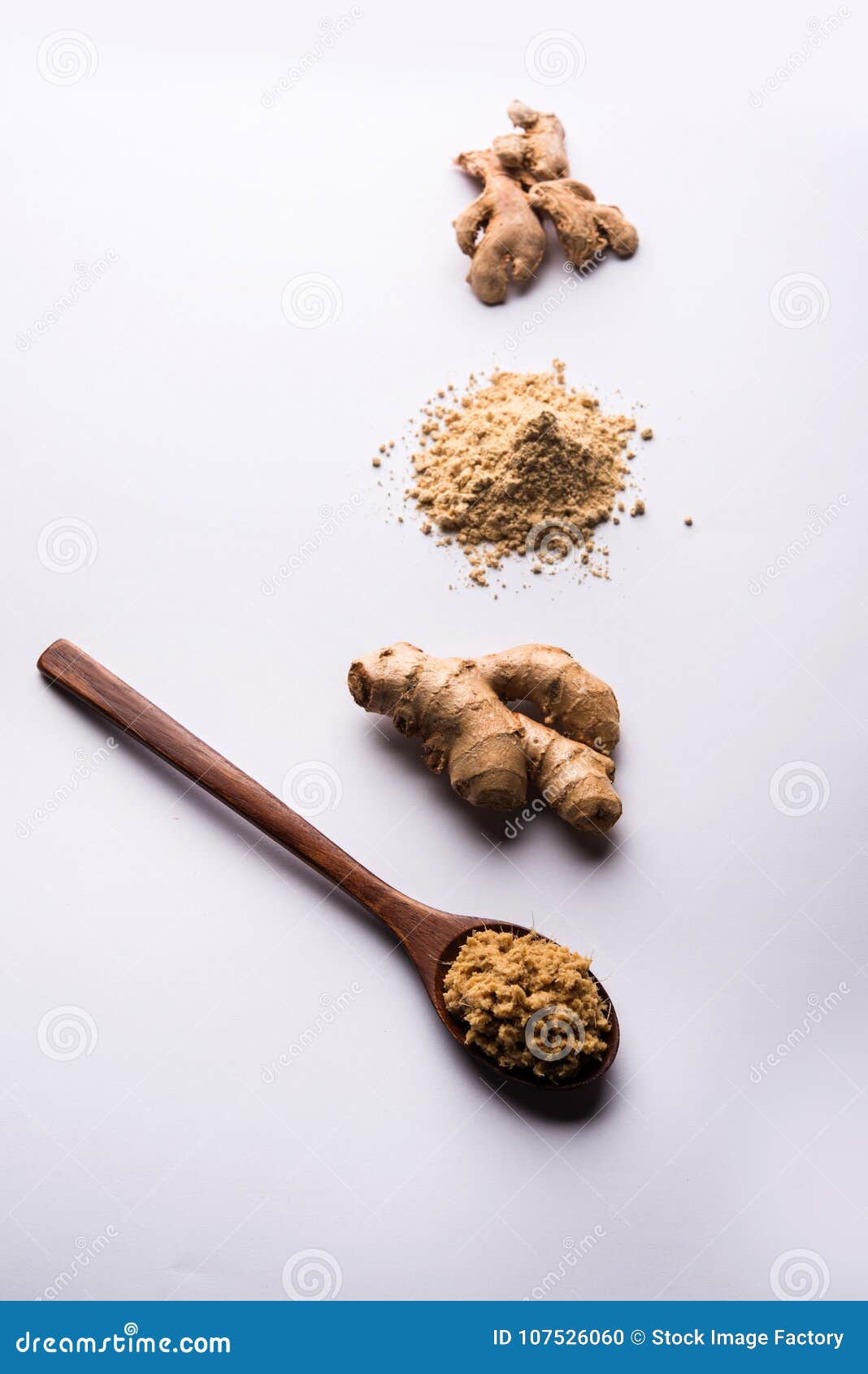 Ginger Paste / Puree or Powder / Sunth / Sonth, Selective Focus Stock ...