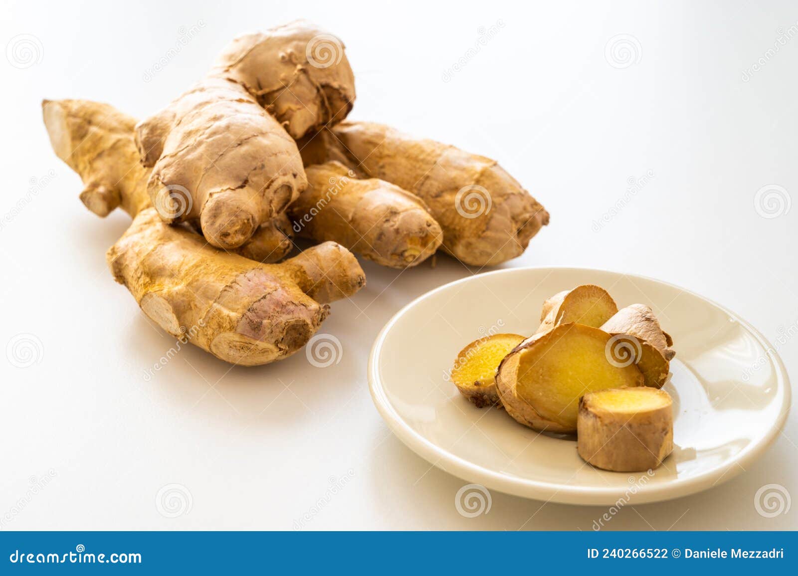 Ginger root cut. stock photo. Image of minerals, digestive - 240266522