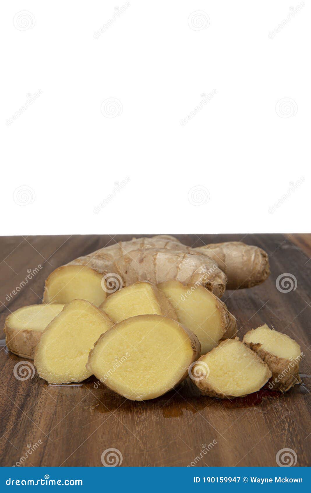 Ginger root,sliced stock image. Image of ethnic, agriculture - 190159947