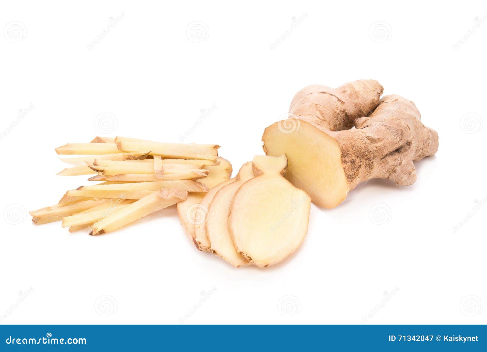 Ginger Root Slices Isolated on White Background Stock Image - Image of asia, aromatic: 71342047